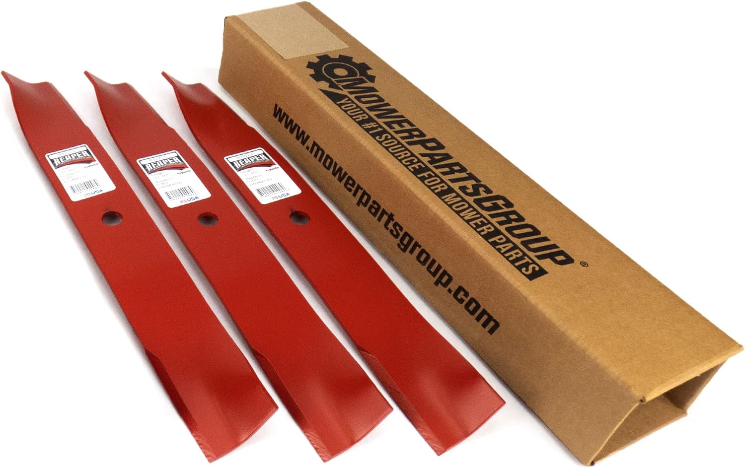 Amazon.com : (3) Mower Blades for Exmark Quest 50" Deck E and S Series ...