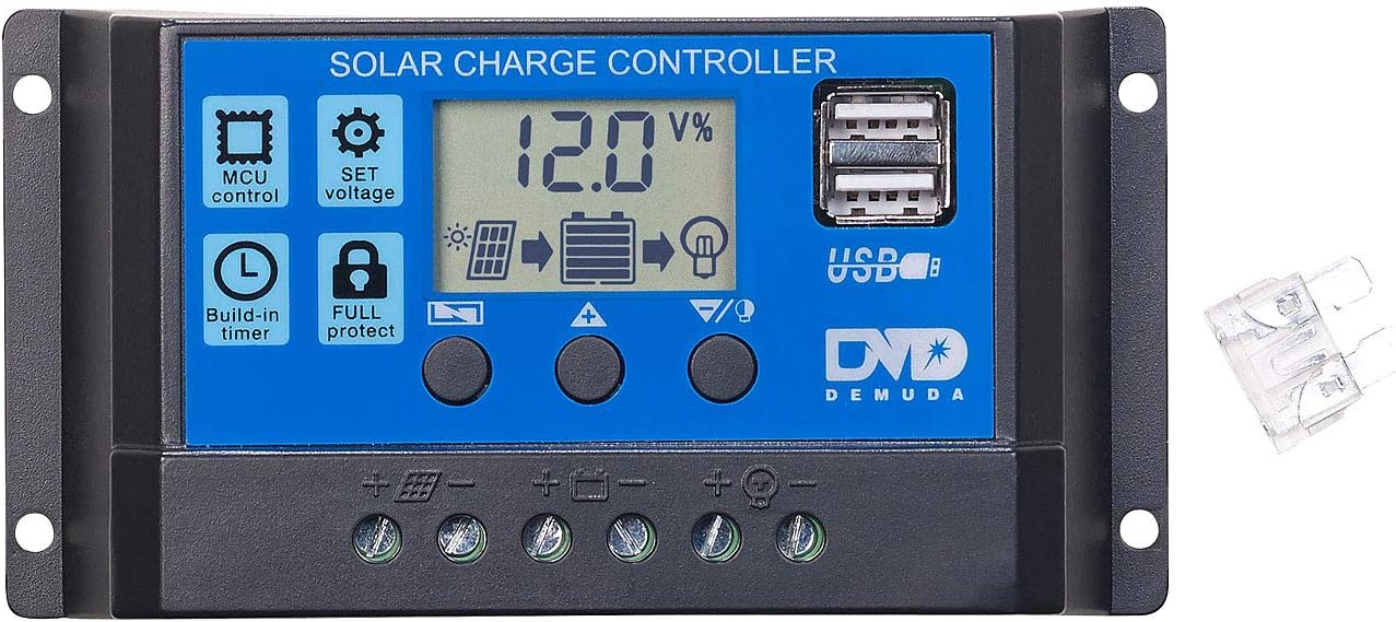 revolt Laderegler 12V: Solar-Laderegler für 12/24-V-Akkus, PWM ...