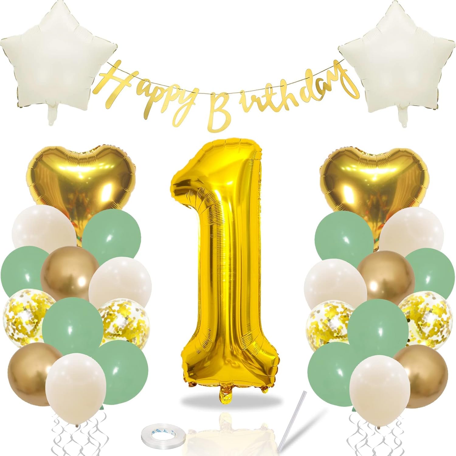 Amazon.com: 1st Birthday Decorations, First Birthday Decorations Girl ...
