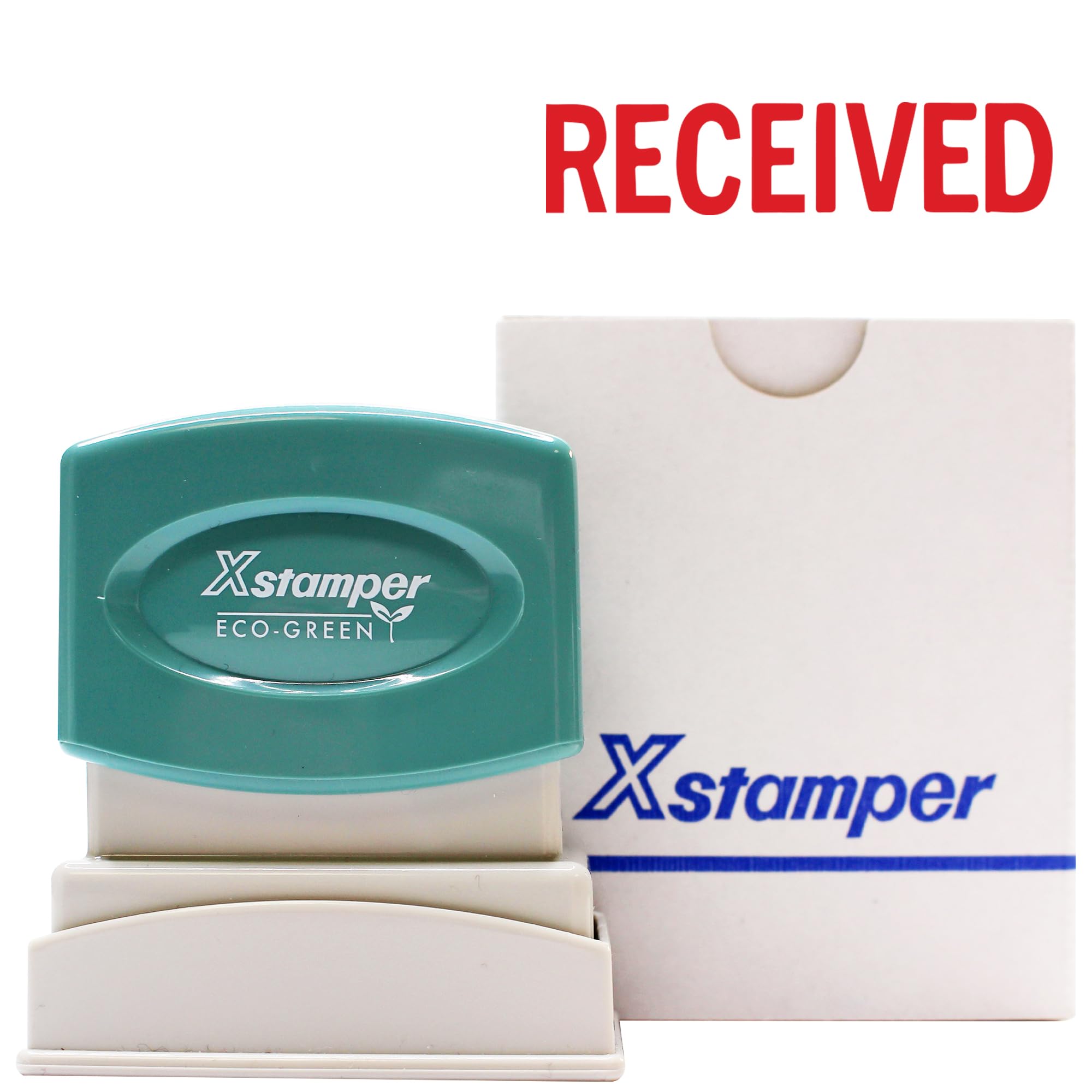 Xstamper N10 with English Text Received – Pre-Inked, Red Ink ...