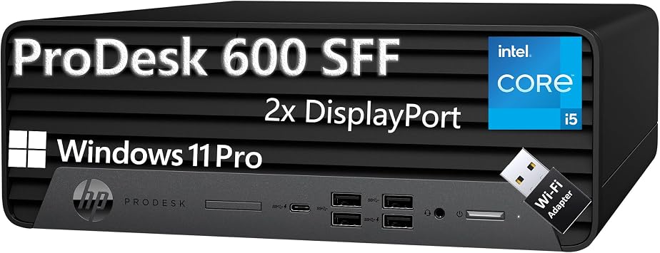 Amazon.com: HP ProDesk 600 G6 SFF Desktop Computer Tower PC, Intel 6 ...