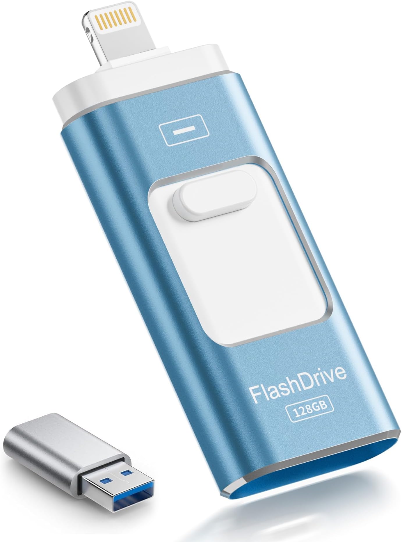 ROSPE USB Stick 128 GB für iPhone, MFi-zertifizierter Lightning ...