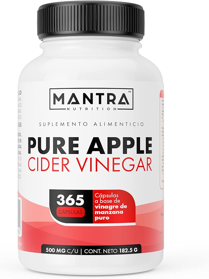 VINAGRE DE MANZANA PURO | MANTRA Nutrition | Pure Apple Cider Vinegar ...