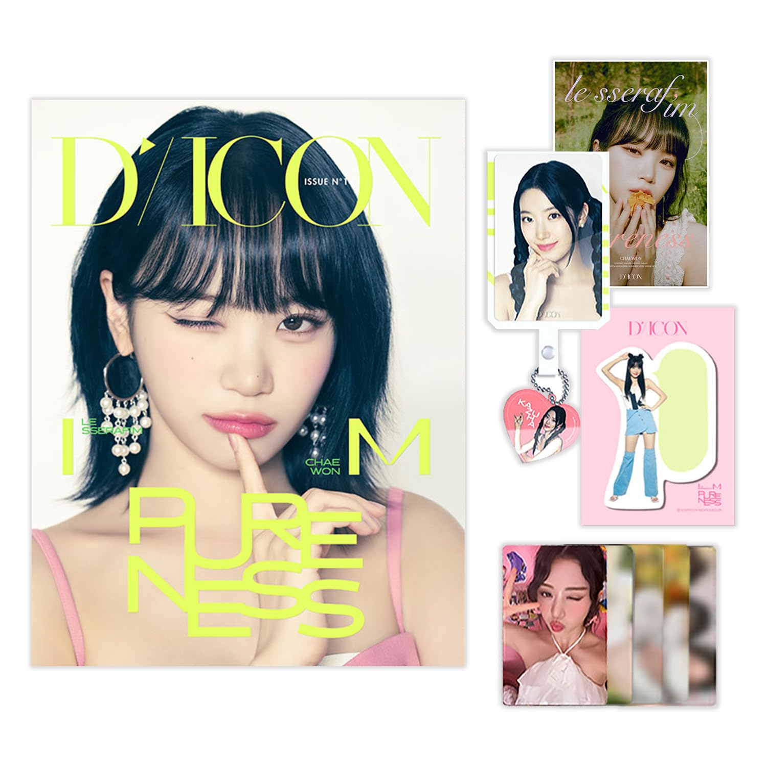 LE SSERAFIM - DICON ISSUE N°14 : Dicon + Pocket Phone Tab + Memopad ...