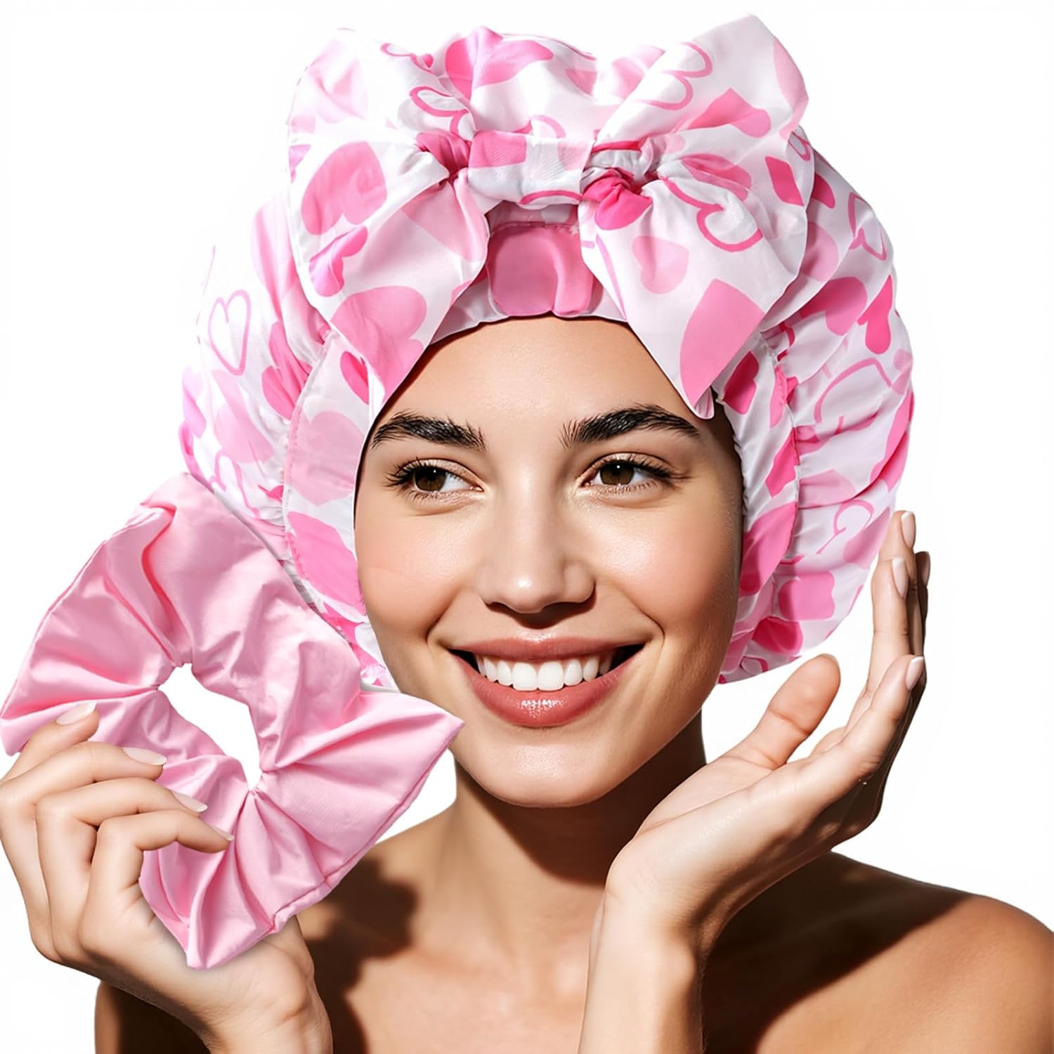 Amazon.com : Years Calm Extra Large Shower Cap for Long Thick Hair ...
