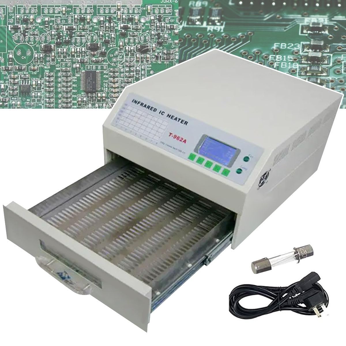 1500w Automatic Reflow Soldering Machine Desktop Reflow Oven Soldering ...