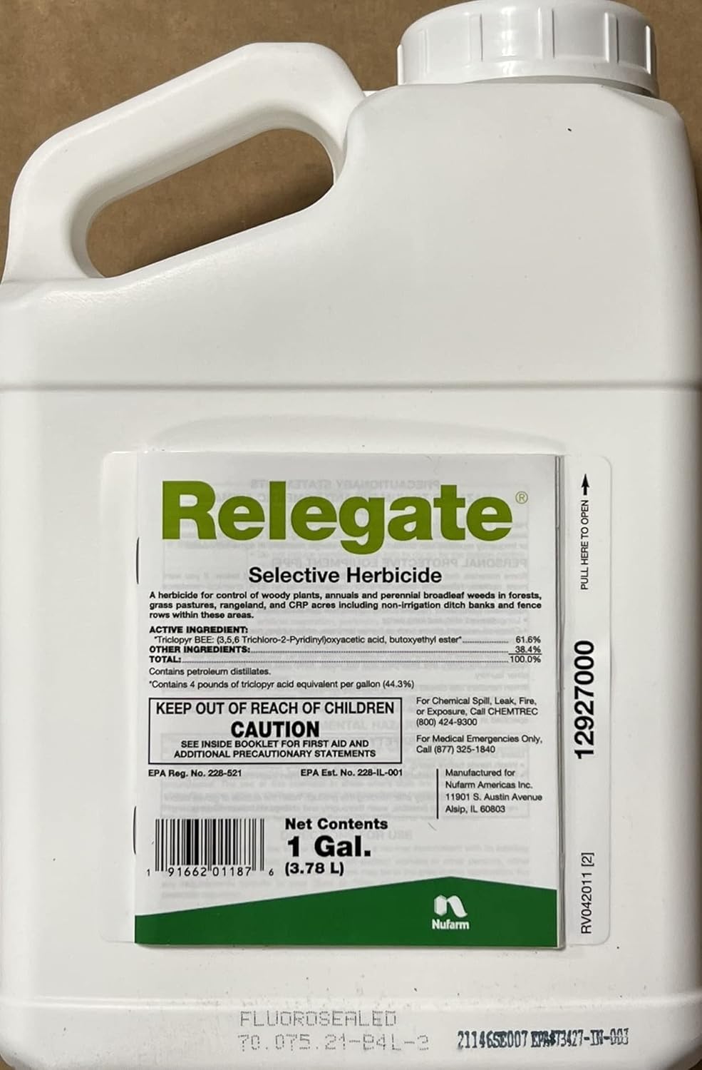 Amazon.com: Relegate Herbicide - 1 Gallon - 61% Triclopyr : Patio, Lawn ...
