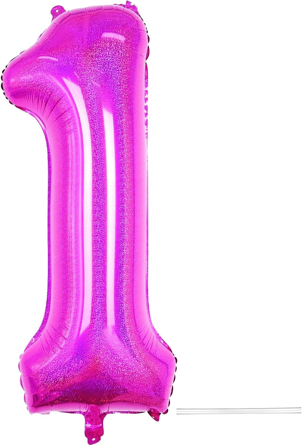Amazon.com: Hot Pink 1 Balloon, 40 Inch Large Laser Hot Pink Foil ...