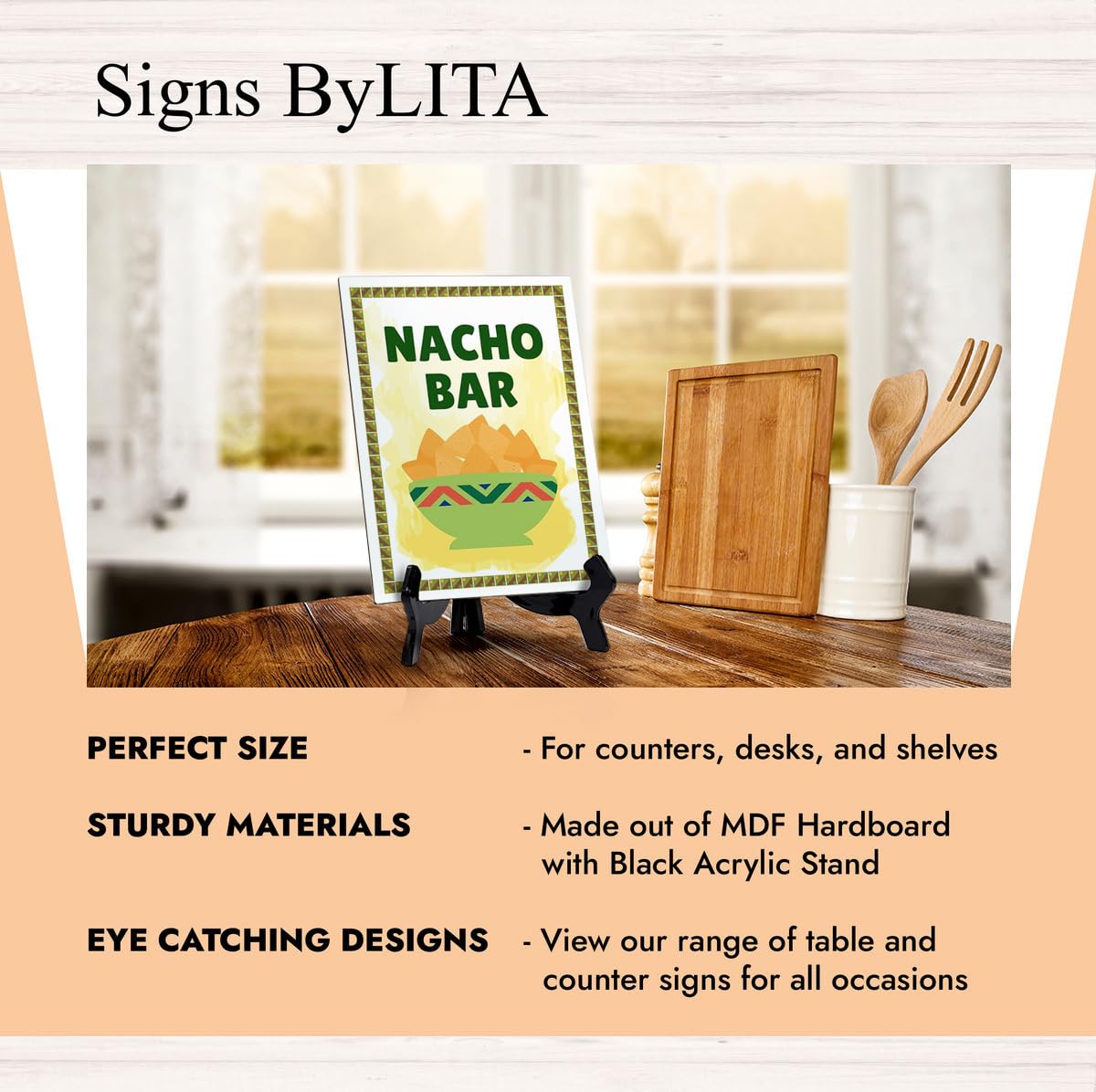 Nacho Bar Sign Easy Walking Taco Recipe + Printable Menu Sign