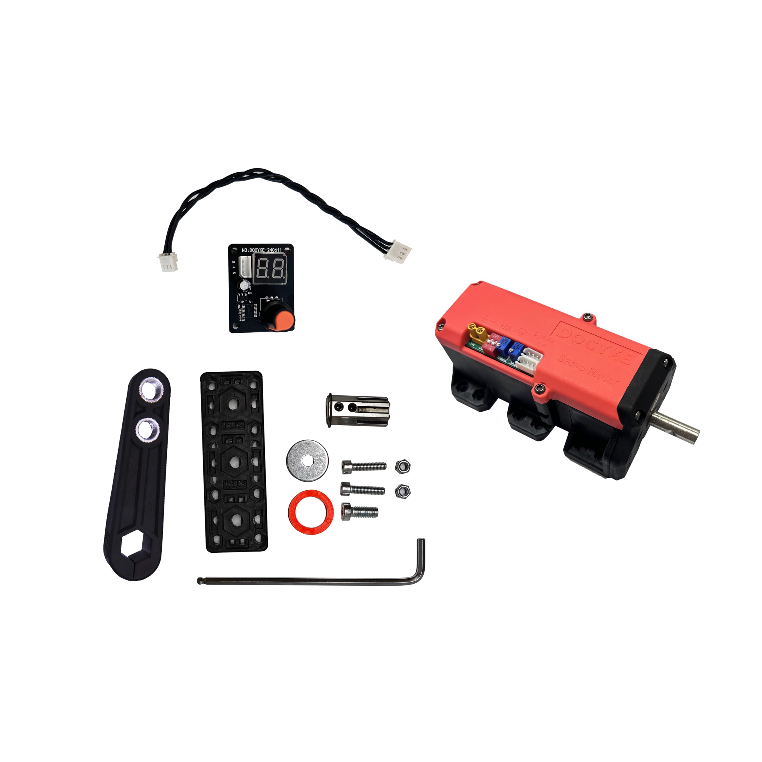 Amazon.com: DOCYKE 350kg High Torque RC Servo with Controller and Servo ...