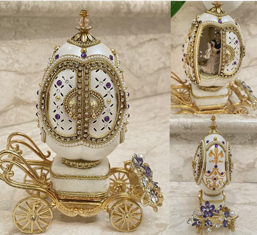 Amazon.com: 1993 VINTAGE Natural Faberge Imperial Egg Musical 30th ...