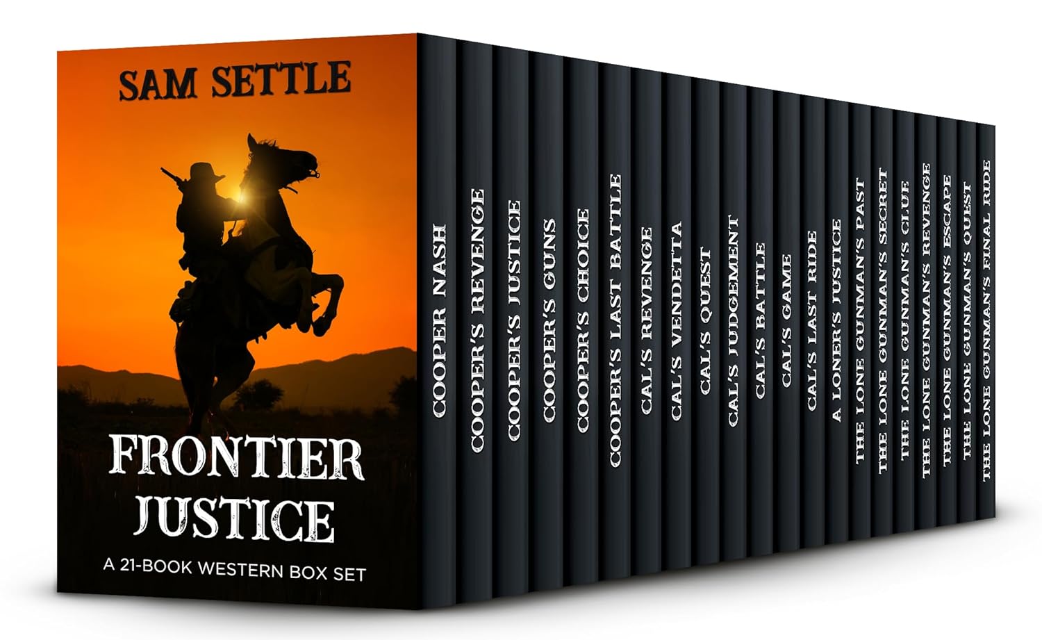 Amazon.com: Frontier Justice: A Classic Western 21 Book Box Set ...