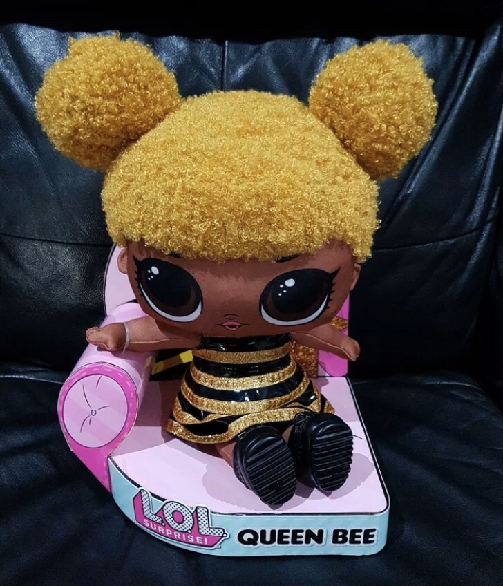 LOL Surprise Queen Bee - Soft Plush Doll, Adorable, Huggable, Squishable Plushie, Stuffed Toy ...