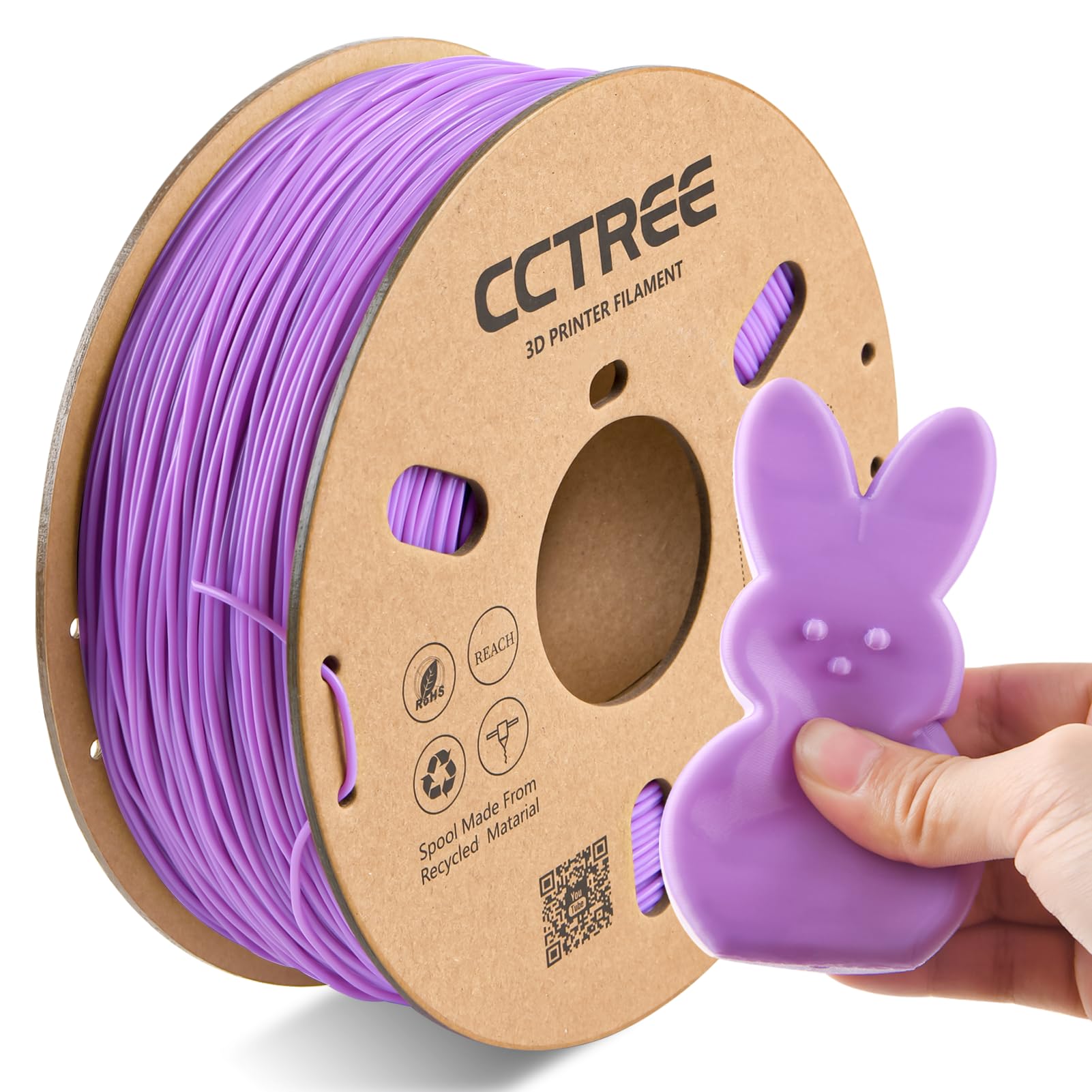 Amazon.com: CCTREE 3D Printer TPU Filament 1.75mm, Shore 95A Hardness ...