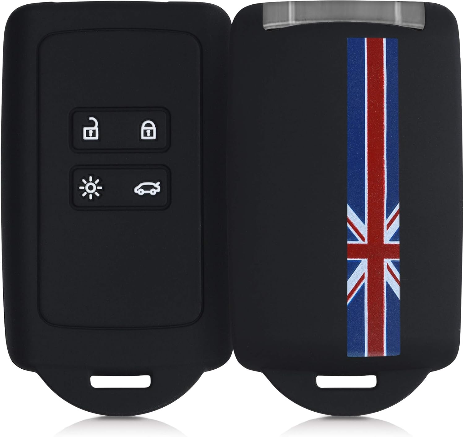 kwmobile Accessoire clé de Voiture Compatible avec Renault Smart Key 4 ...