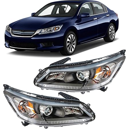 Amazon.com: labwork Headlights Assembly Replacement for 2013-2015 Honda ...