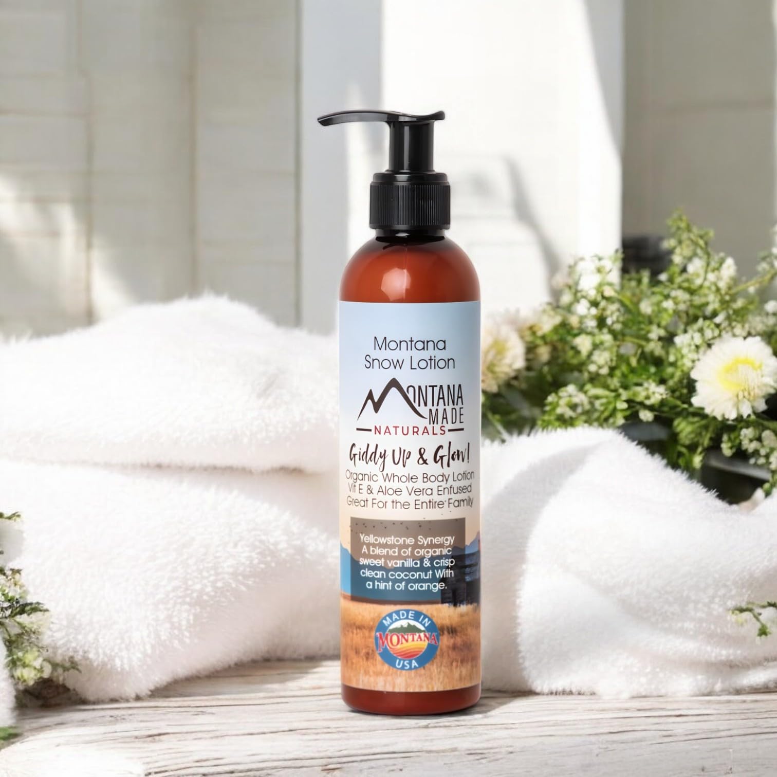 Amazon.com : Montana Snow Lotion - Organic handmade hydrating daily ...