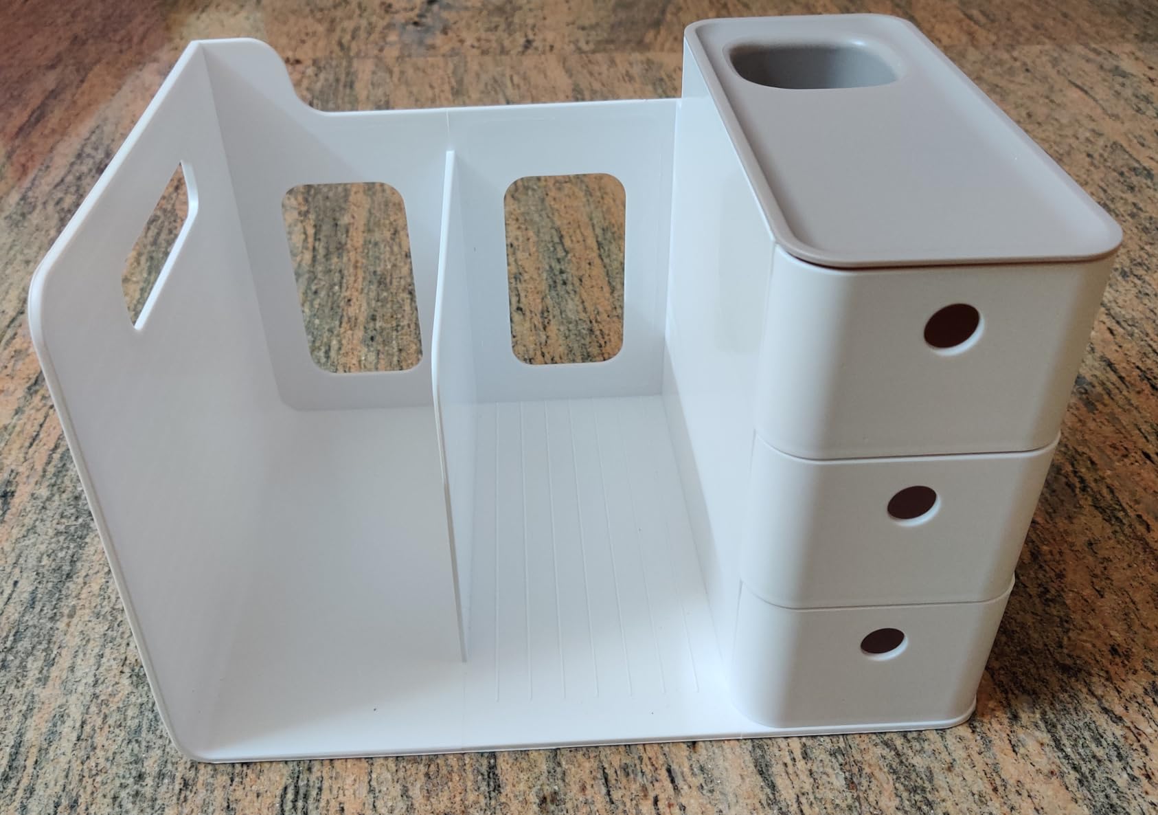 MosQuick® Desk Organiser with 3 drawers and file organiser office desk ...