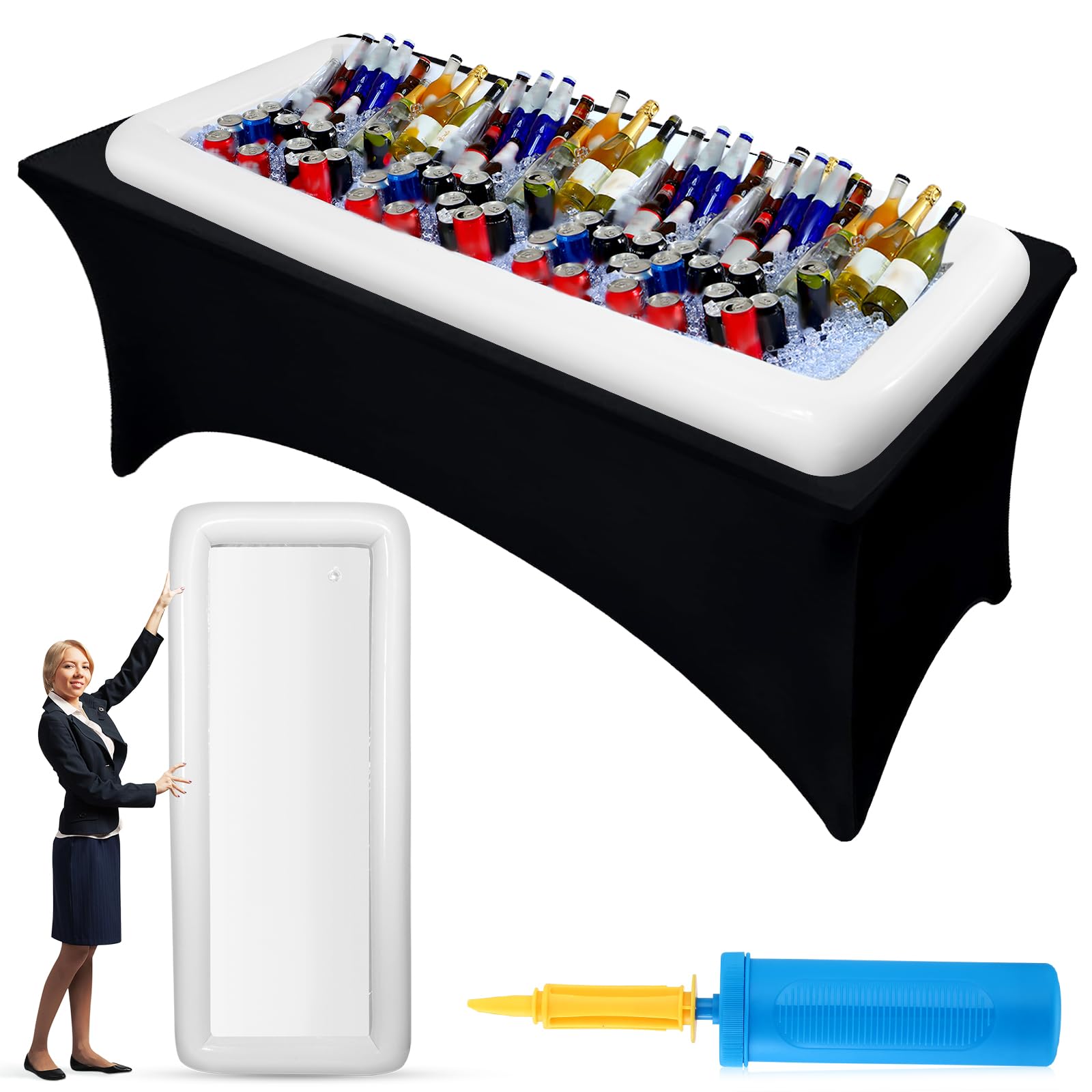 Snapklik.com : Halloscume Large Inflatable Serving Bar 72 X 30 X 5 ...