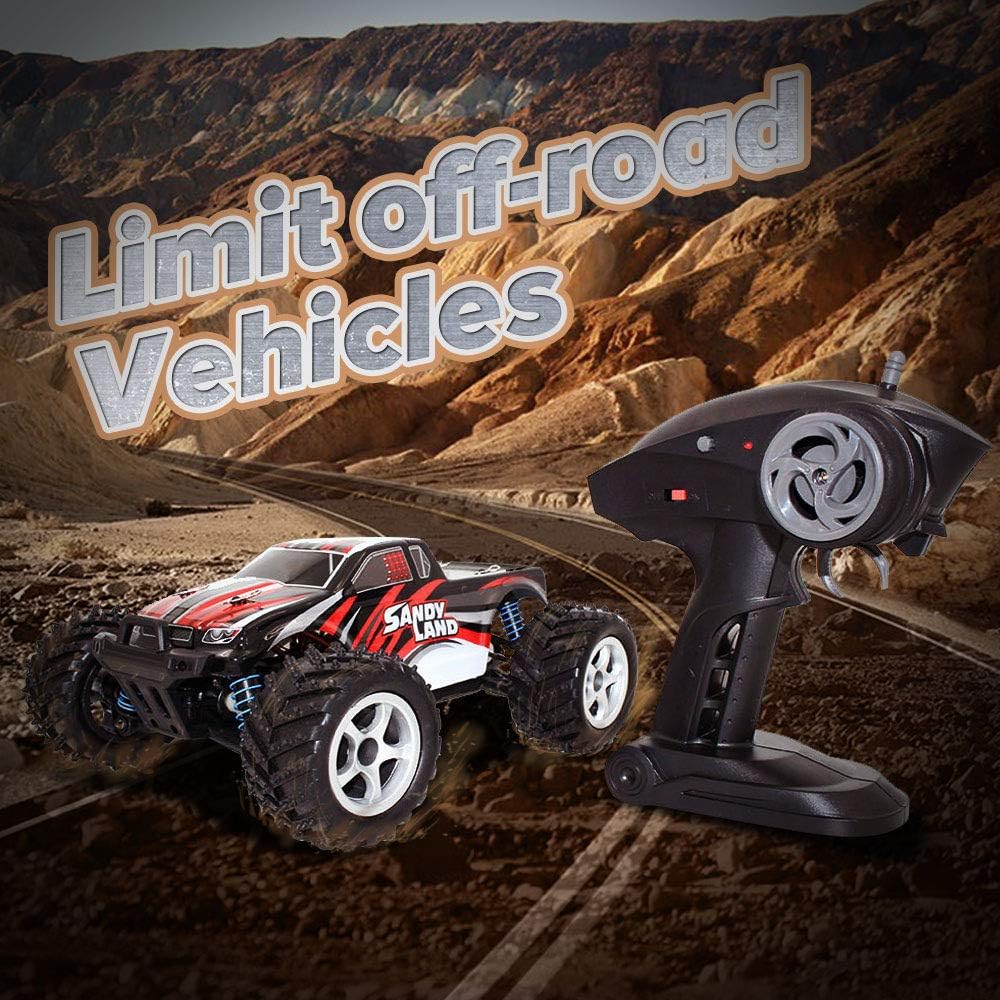 Amazon.com: Shenlian Red Rc Car Electric RC Car 9300 Off-Road Model 1: ...