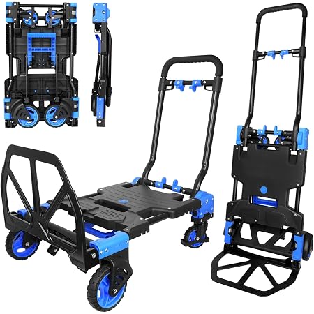 Amazon.com: Aowoil Foldable Hand Truck Heavy Duty 440LB Load Carrying ...