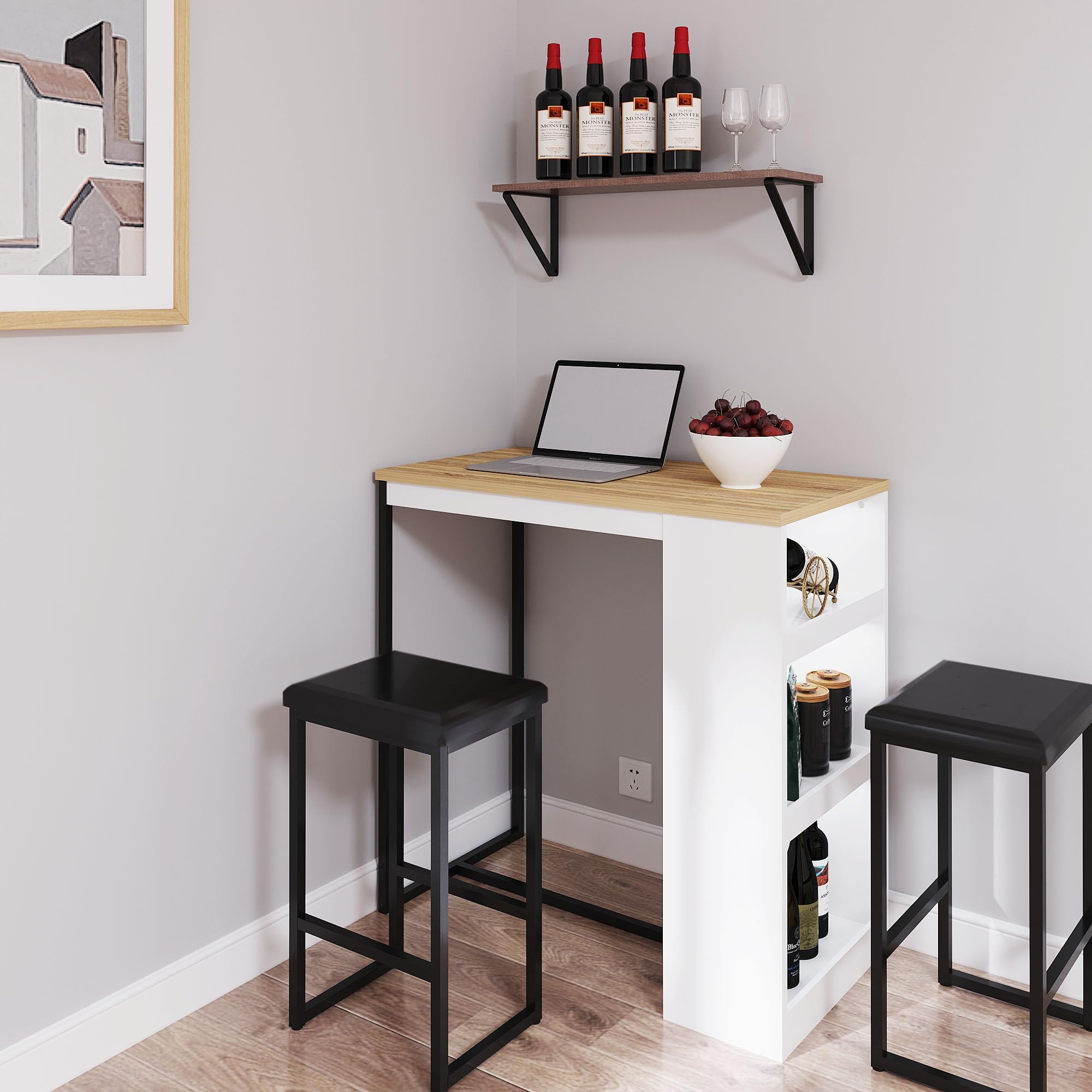 Amazon.com - FDW Dining Table Set Kitchen Table and Chairs Dining Room ...