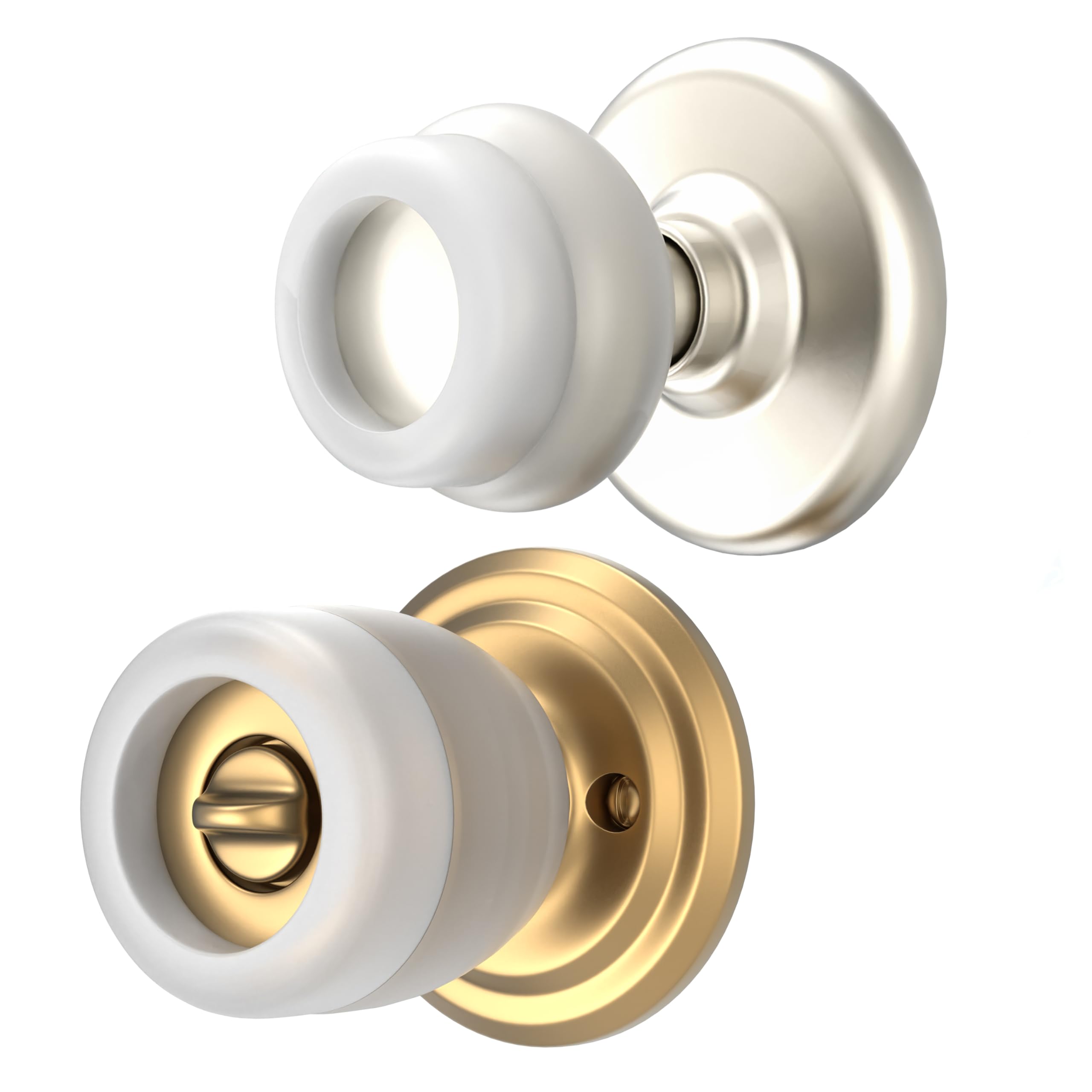 Amazon.com: Knob Stopper Door Handle Grip Doorstop for Round Bedroom ...