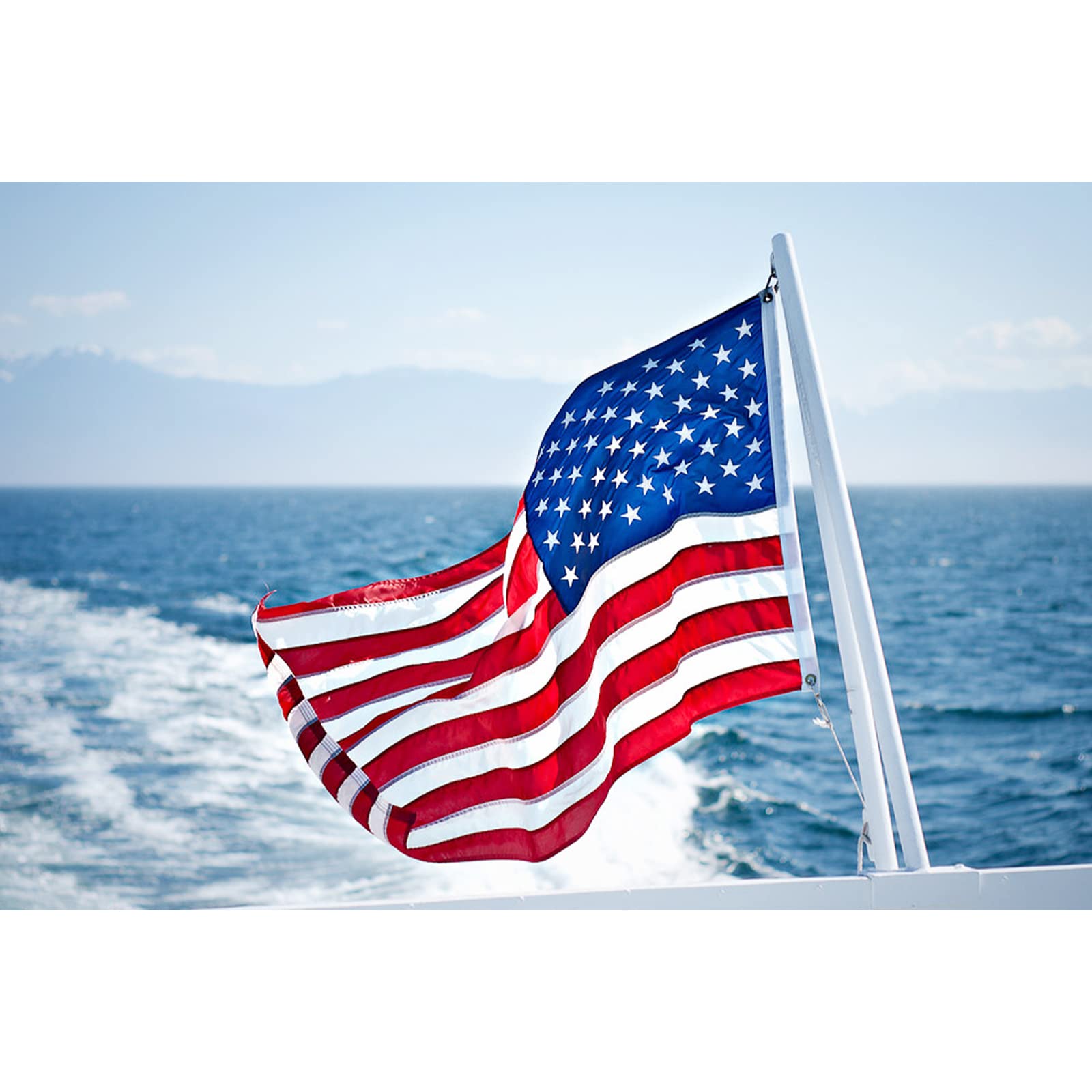 Bandera Americana Oceano