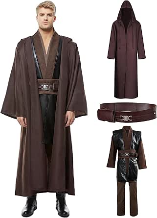 Amazon.com: Anakin Skywalker Costume Adult Men Tunic Robe Obi-Wan ...