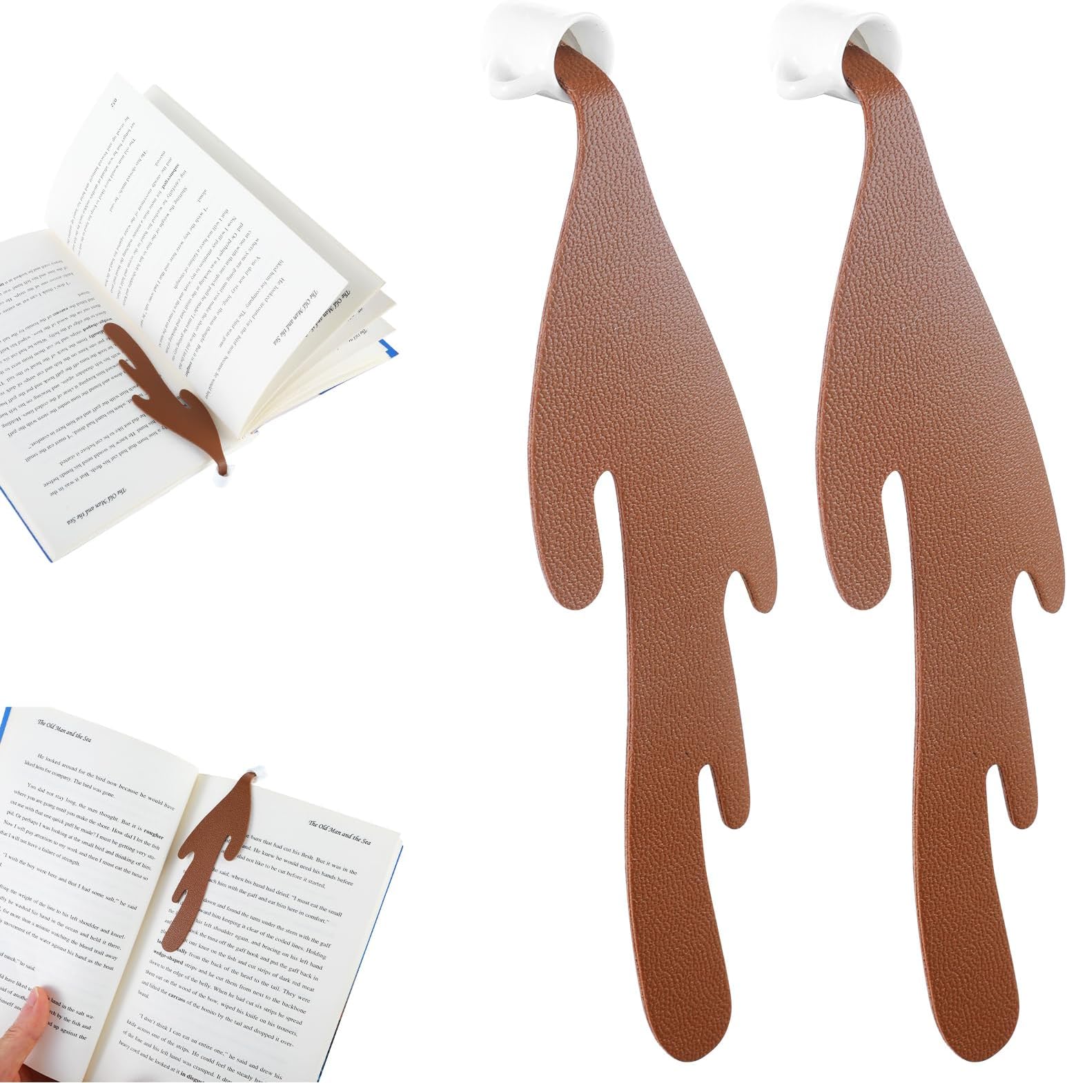 Amazon.com: Spilled Coffee Bookmark, Cute Bookmarks Book Lovers Gifts ...