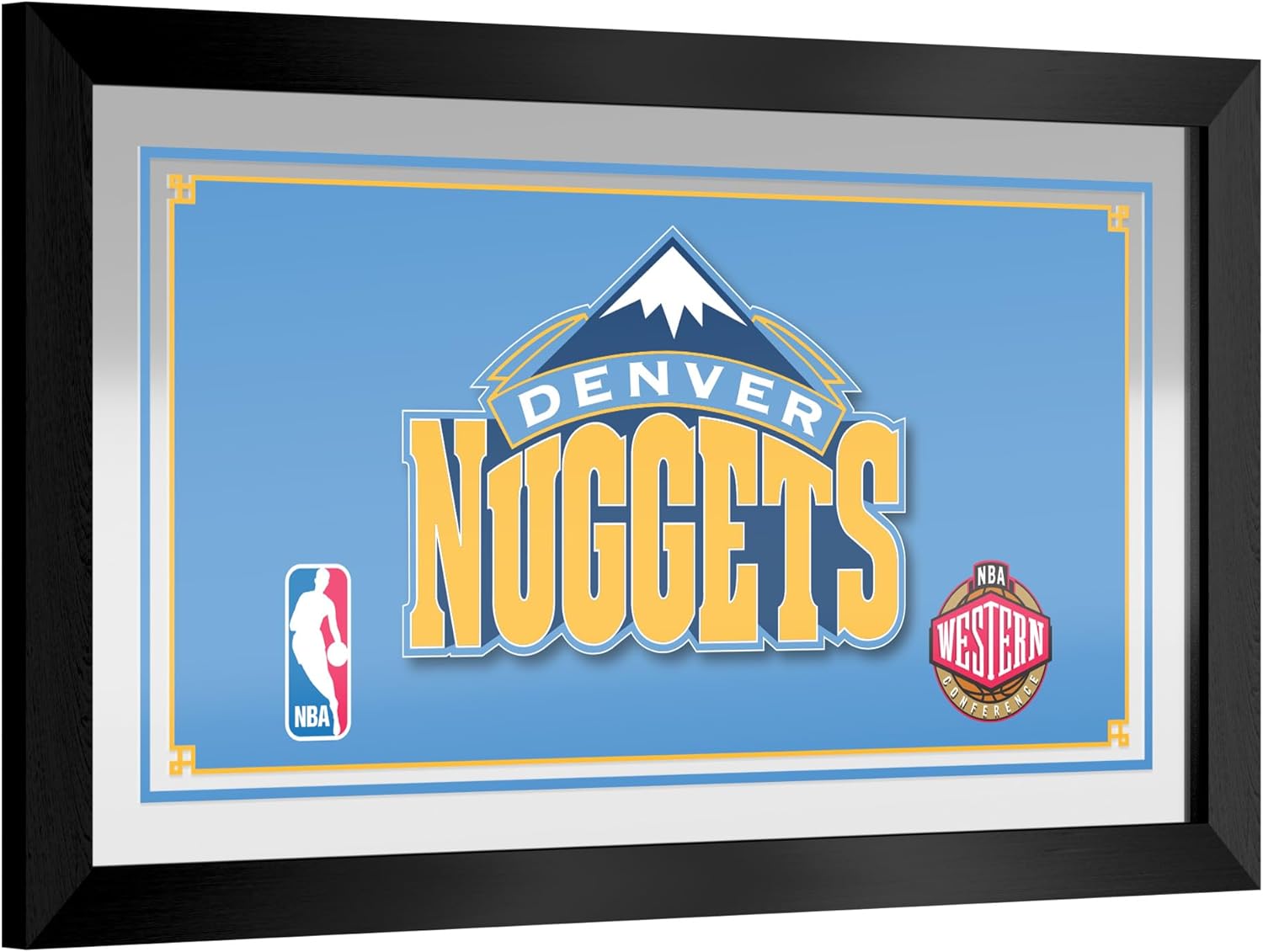 Amazon.com: Trademark Gameroom Wall Mirror - Ready-to-Hang Denver ...