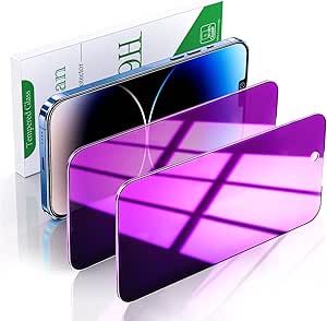 Amazon.com: Pokolan [2 Pack Purple Privacy Screen Protector for iPhone ...