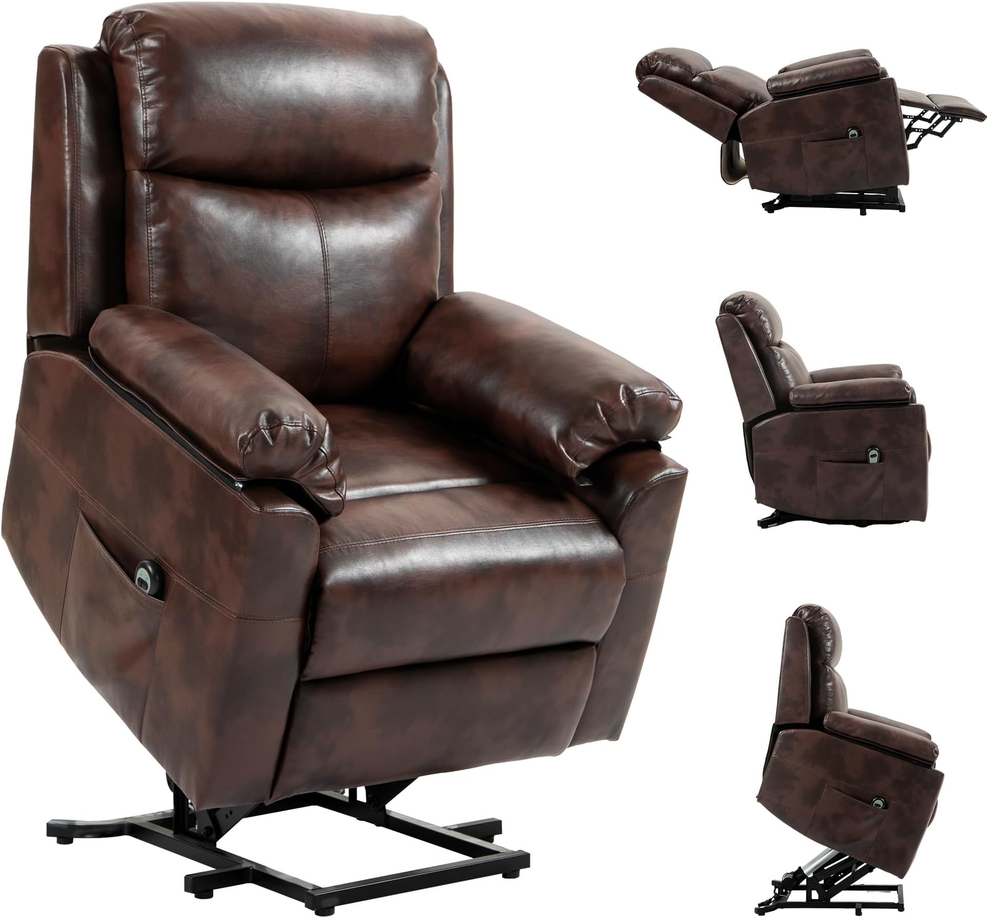 HOMCOM Power Lift Recliner Chair, Electric Lift Chair for Elderly ...