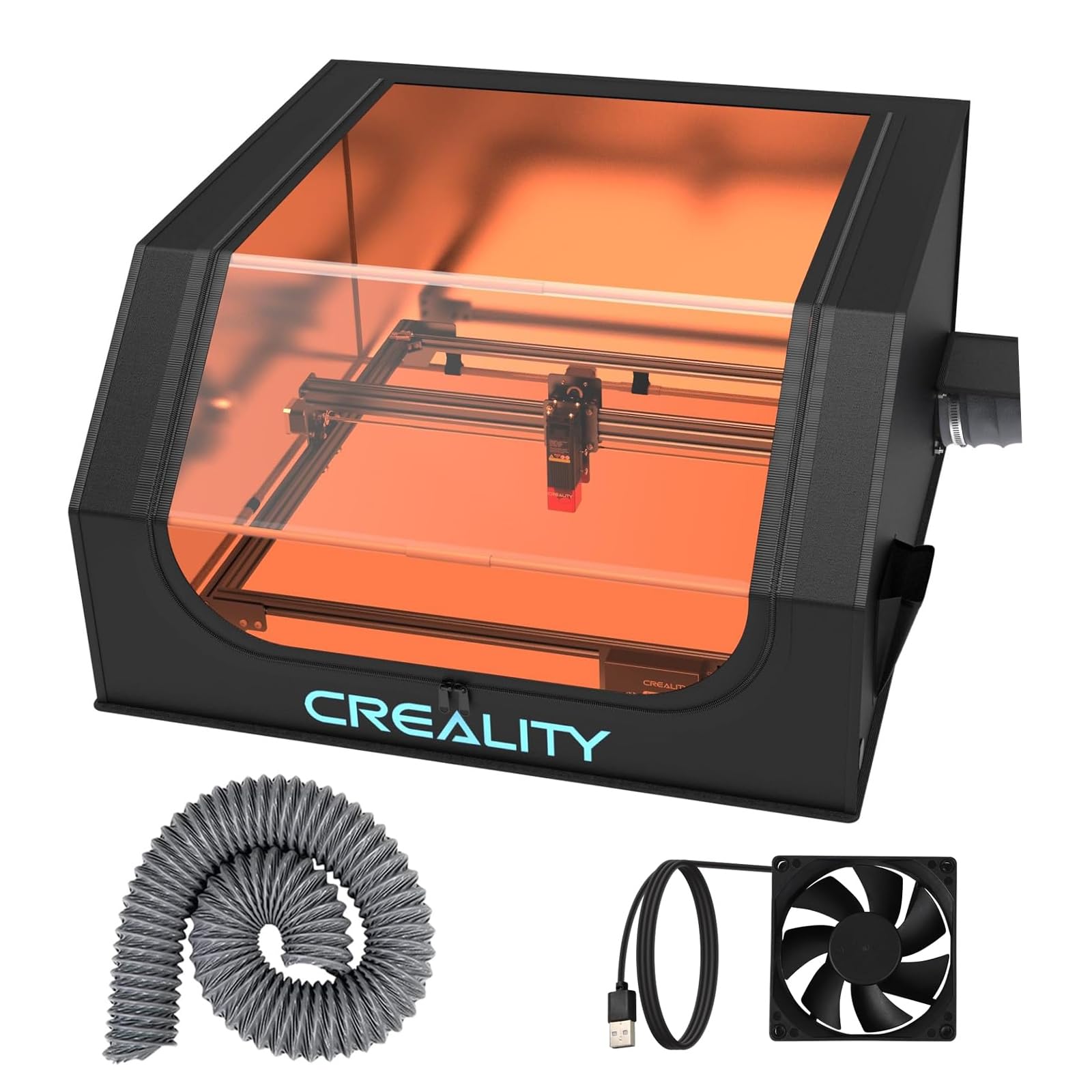 Smoke Alarm Creality Laser Engraver Enclosure Fireproof And Dustproof ...