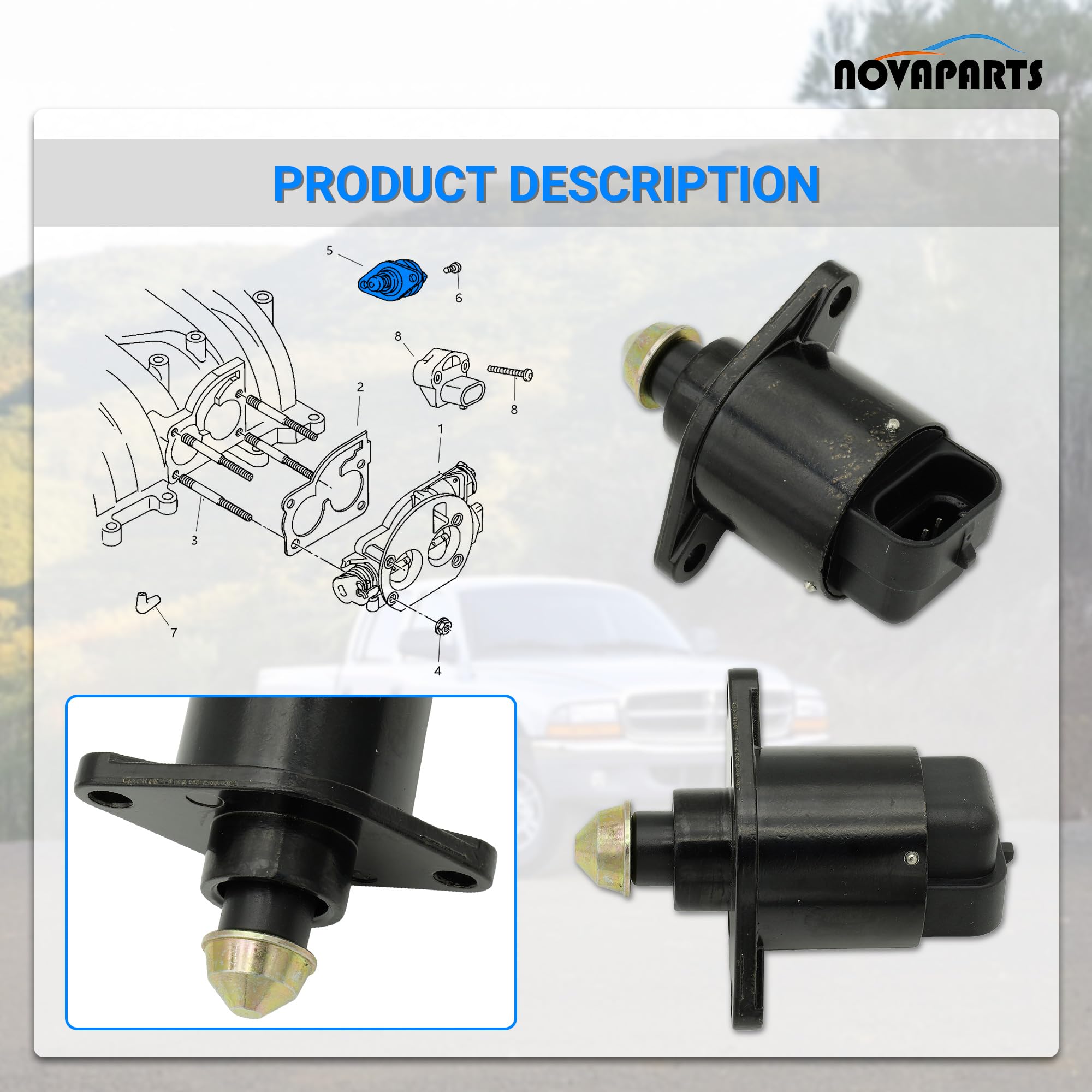 Snapklik.com : IAC Idle Air Control Valve For 1999-2003 Dodge Ram 1500 ...
