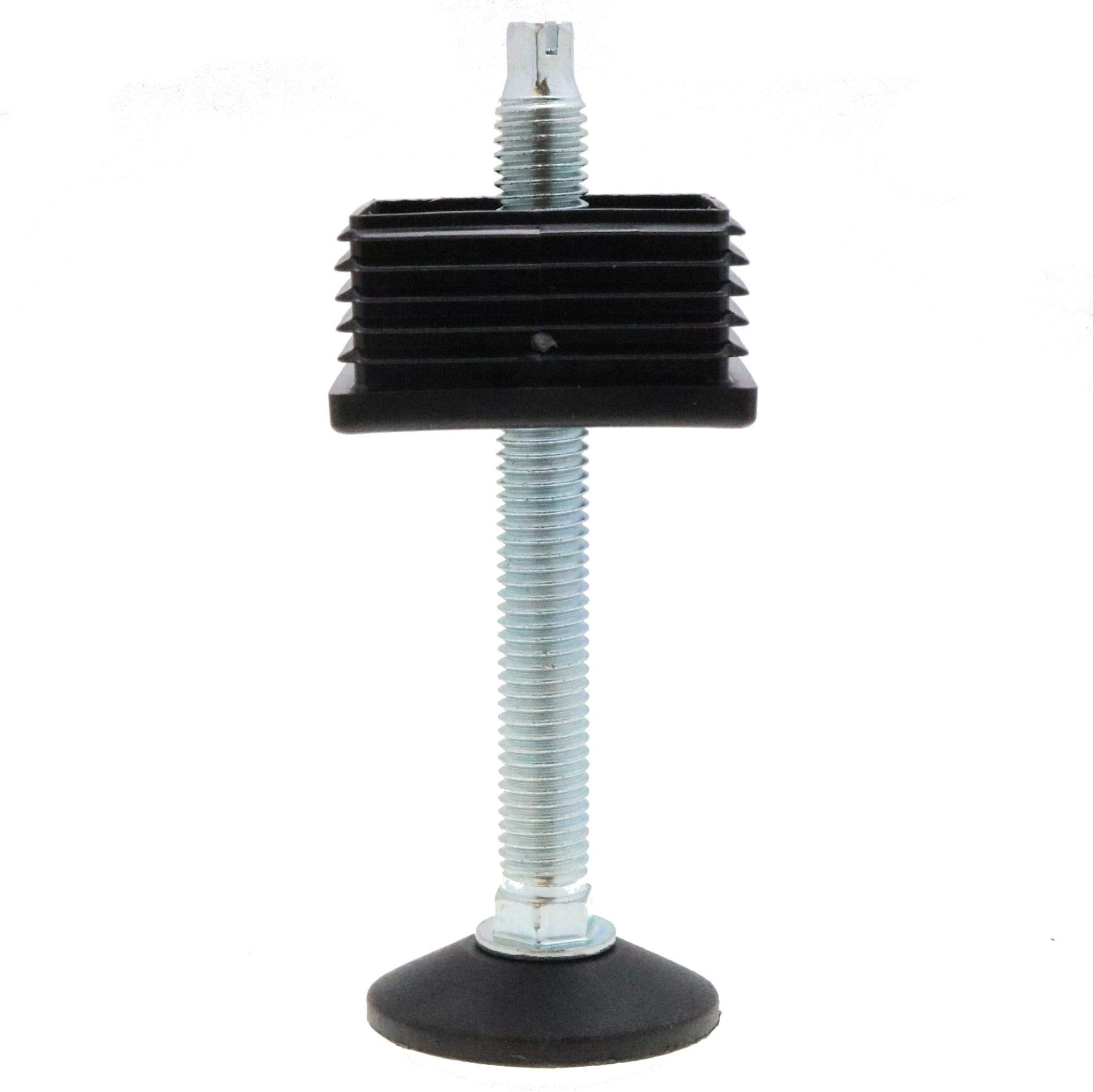 8 x 30mm STAINLESS STEEL SQUARE TABLE LEGS ADJUSTABLE FEET FOOT TABLE ...