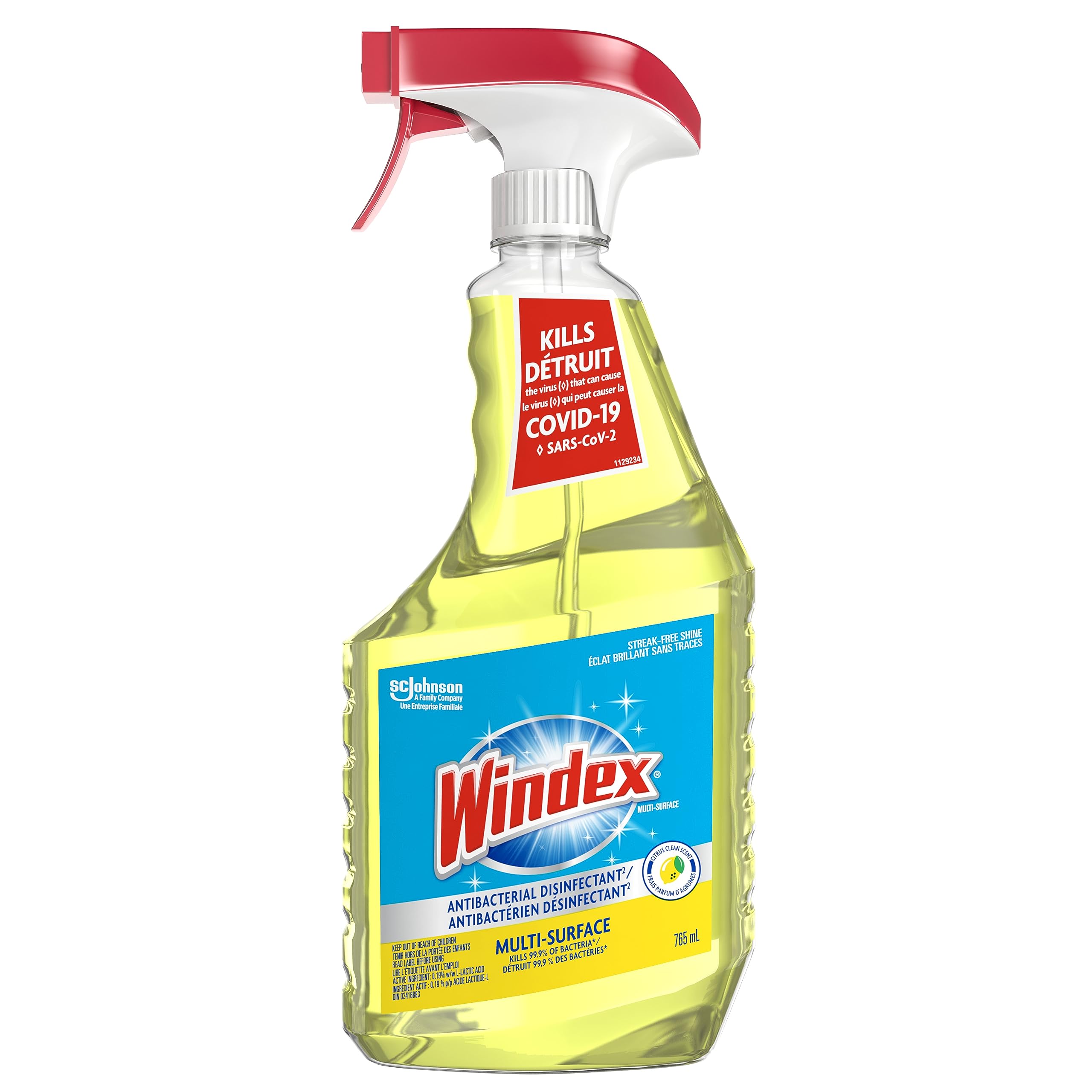 Windex Multisurface Kitchen and Glass Cleaner, Removes Fingerprints ...