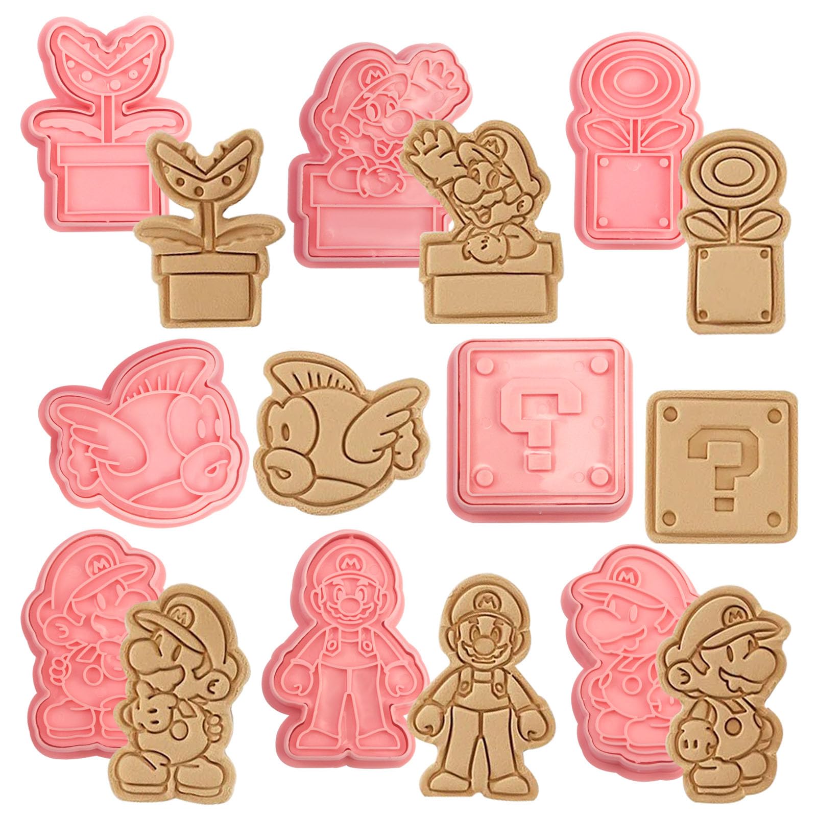 Amazon.com: 8 Pieces Cookie Cutters Cartoon Cookie Cutters Cartoon ...