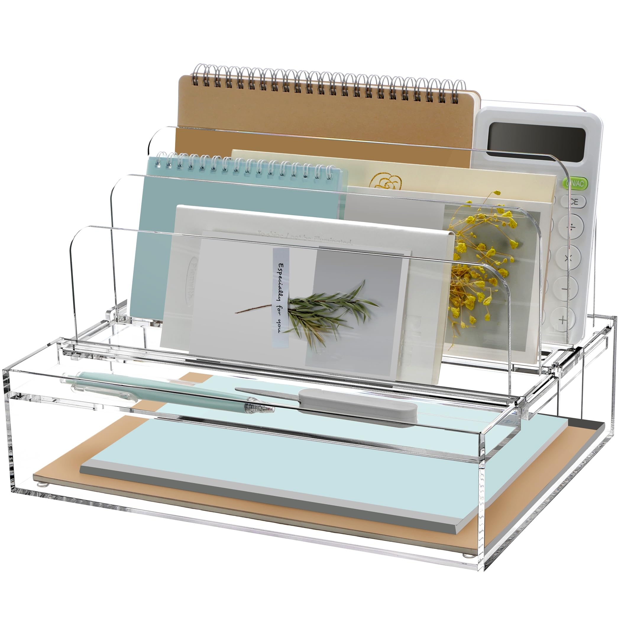 Snapklik.com : Acrylic Desk Organizers And Accessories, 3 Upright ...