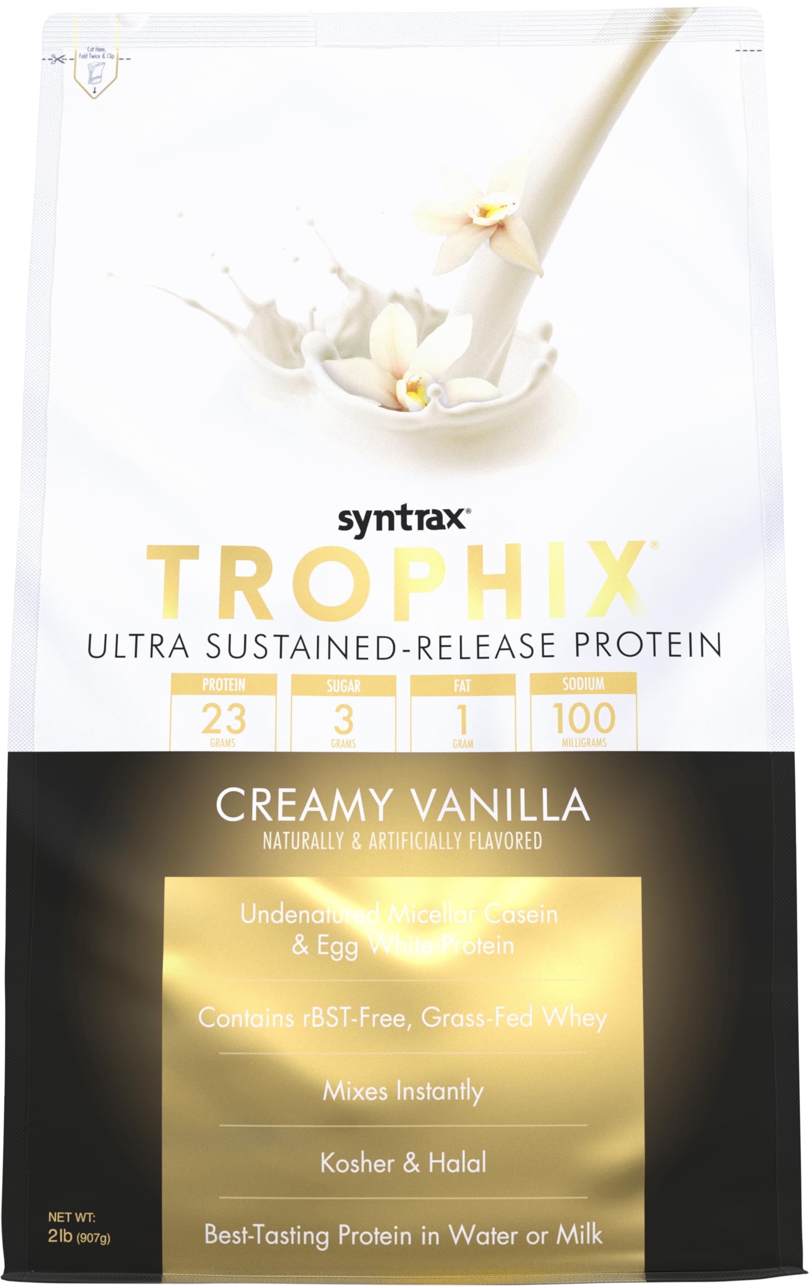 Amazon.com: Syntrax Nutrition Trophix Protein Powder, Ultra Sustained ...