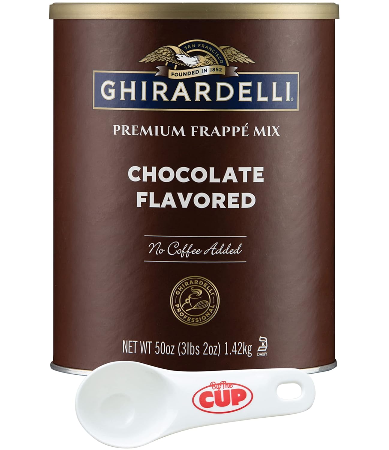 Amazon.com : Ghirardelli Chocolate Premium Frappé Mix, 3.12 lb Can with ...