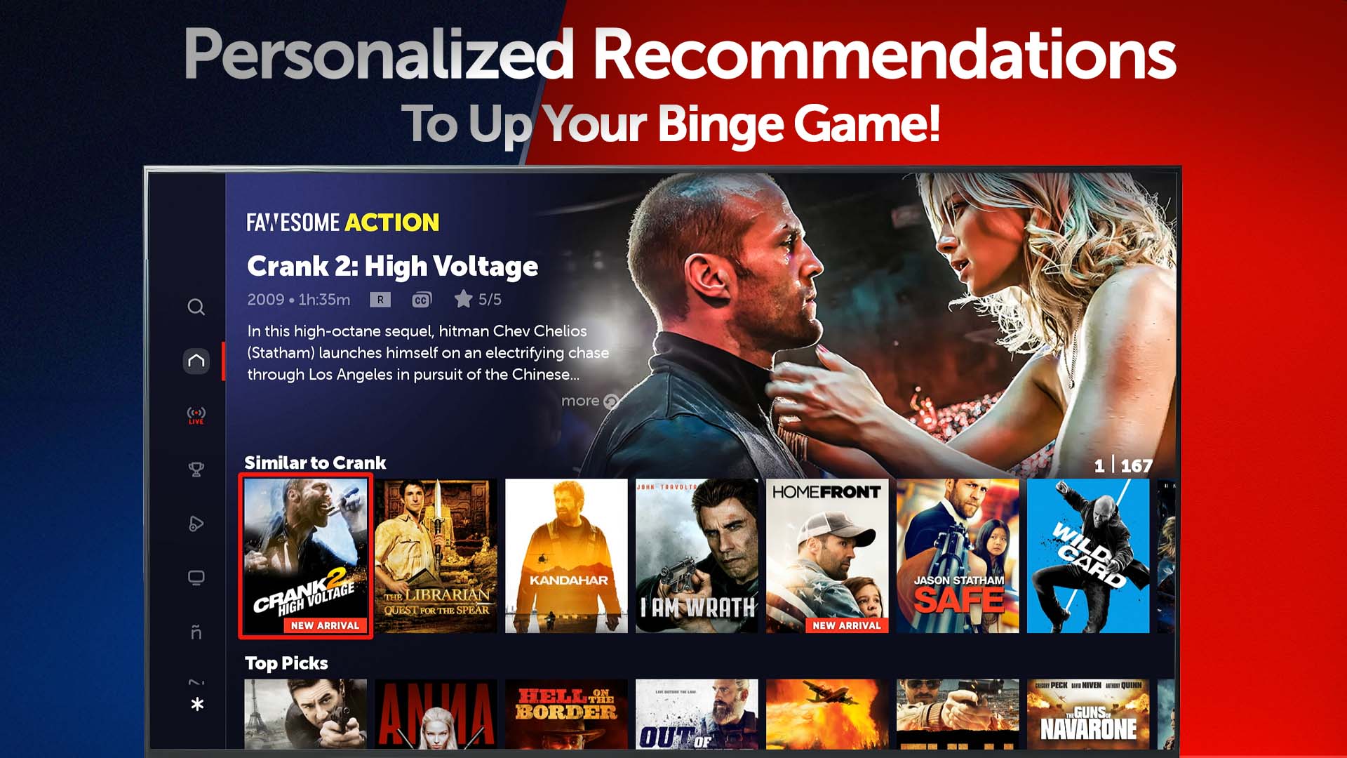 Action Movies & TV by Fawesome - App on Amazon Appstore