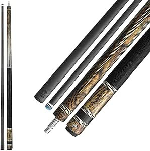 Amazon.com : RHINO Retro Pool Cue - Cocobolo, Bocote, Ebony, Snakewood ...