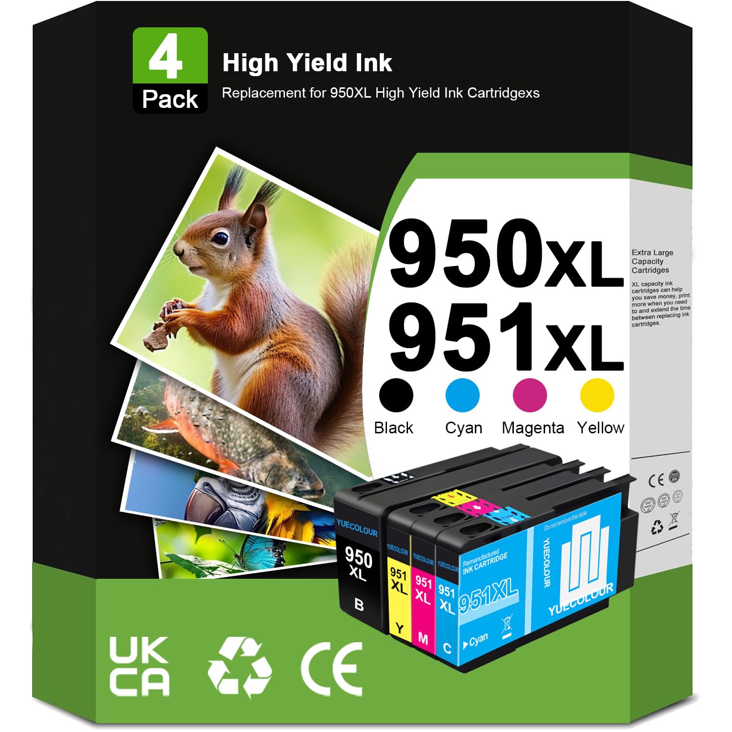 Amazon.com: 950XL 951XL Combo Compatible for HP 950 XL 951 XL Ink ...