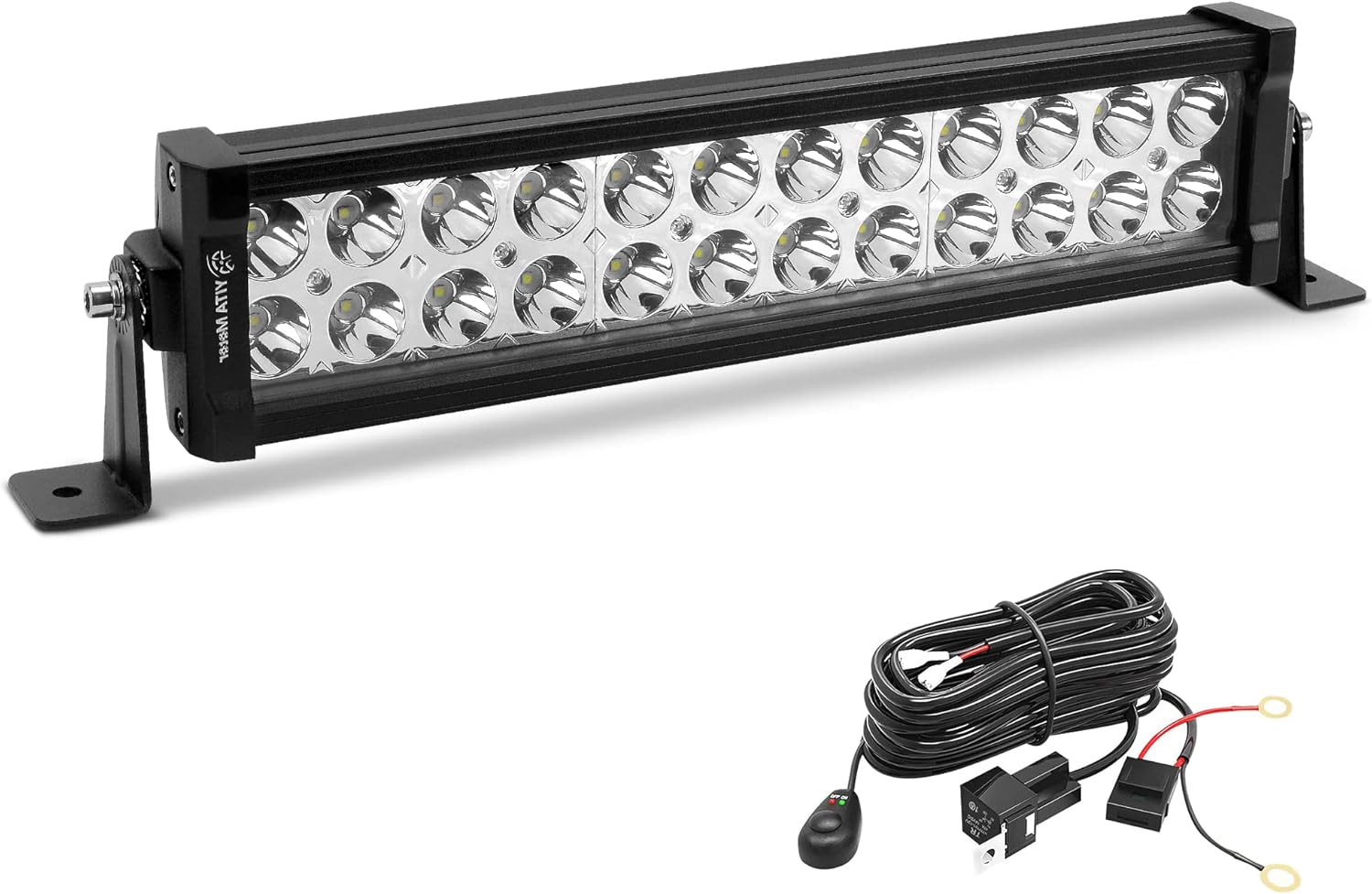 Amazon.com: YITAMOTOR LED Light Bar 14inch 72W Led Light Pod Wiring ...