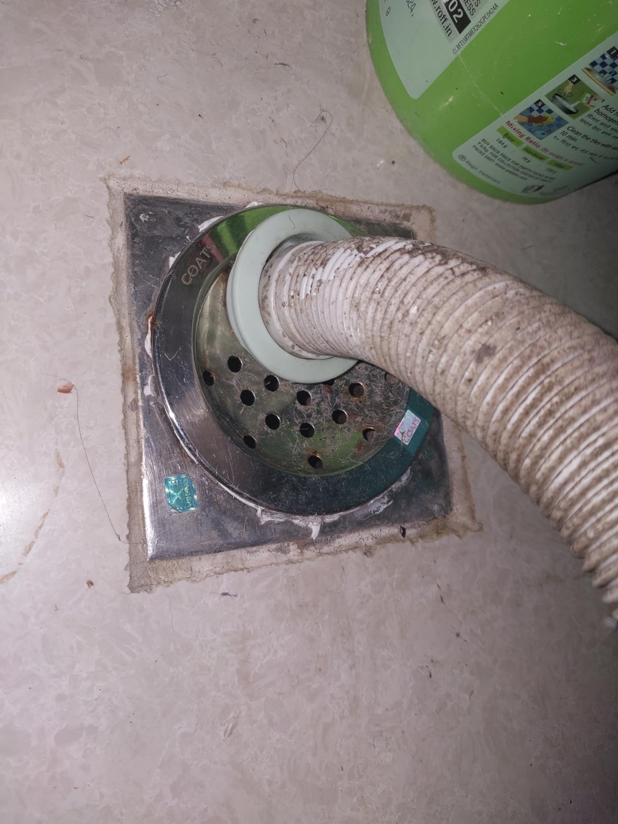 COATS Stainless Steel Drain Strainer Cover Jali with Hole for Kitchen ...