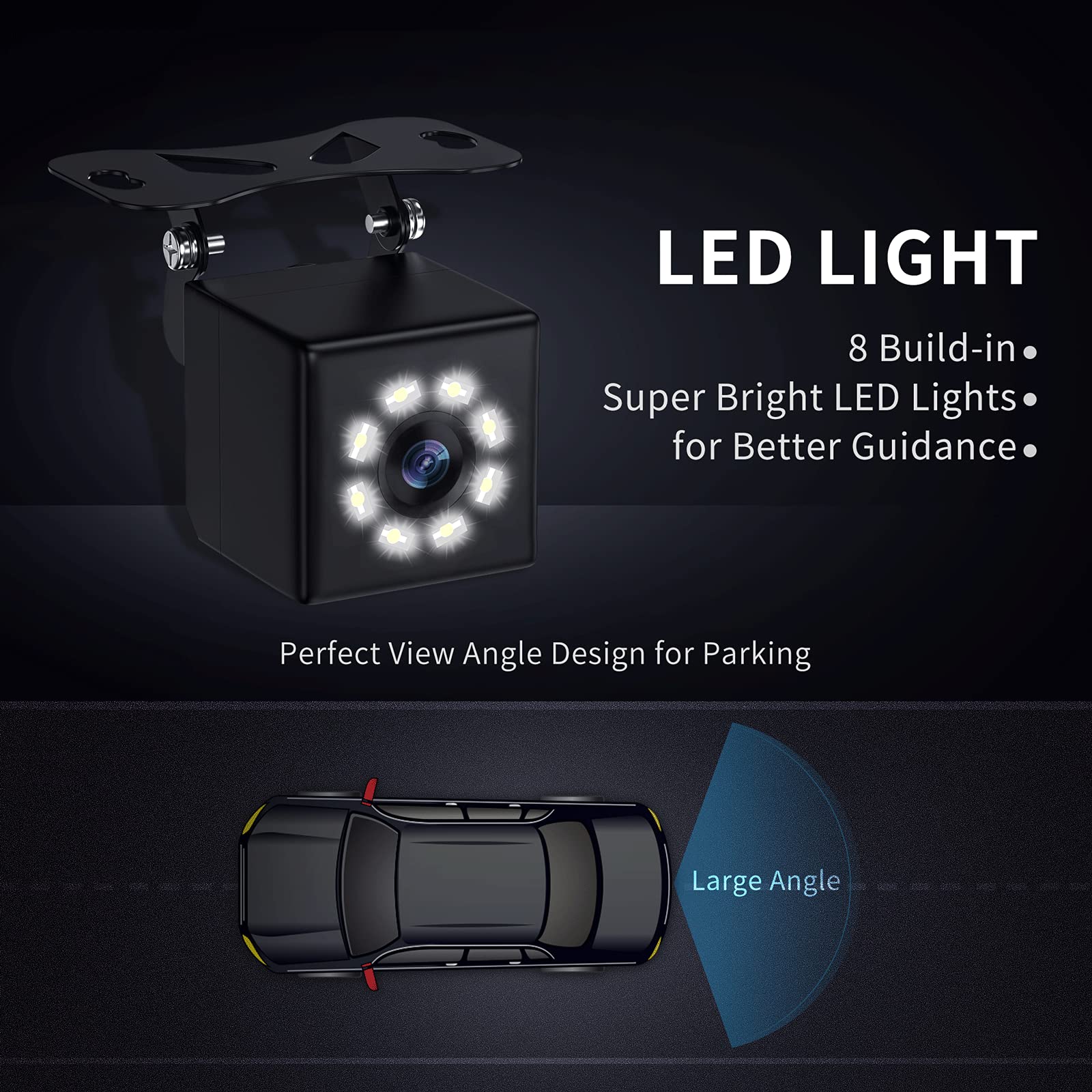 Snapklik.com : Backup Camera For Car Front & Back Rear View Camera ...