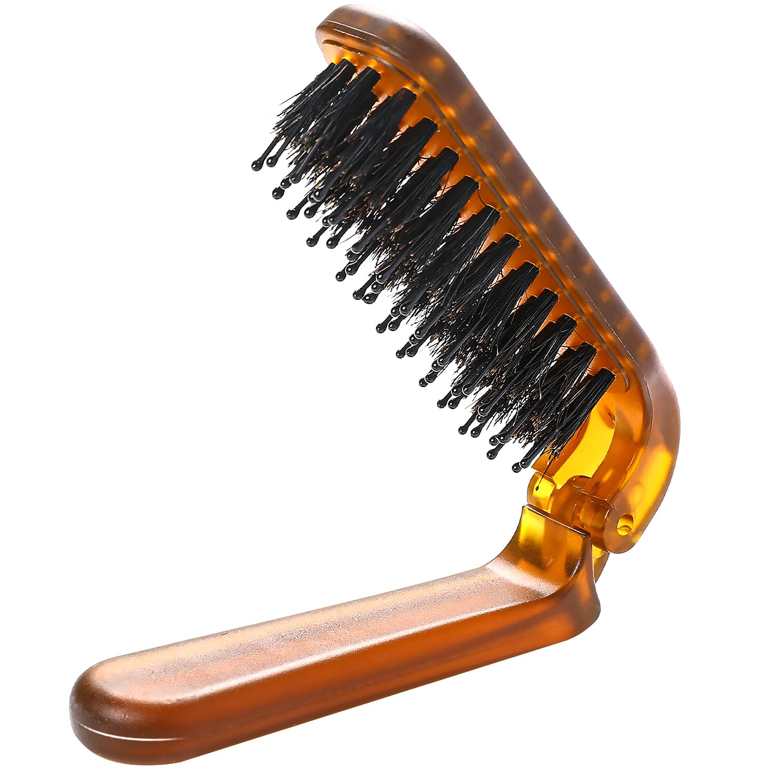 Amazon.com : Sliverdew Hair Brush, Foldable Mini Boar Bristle Travel ...