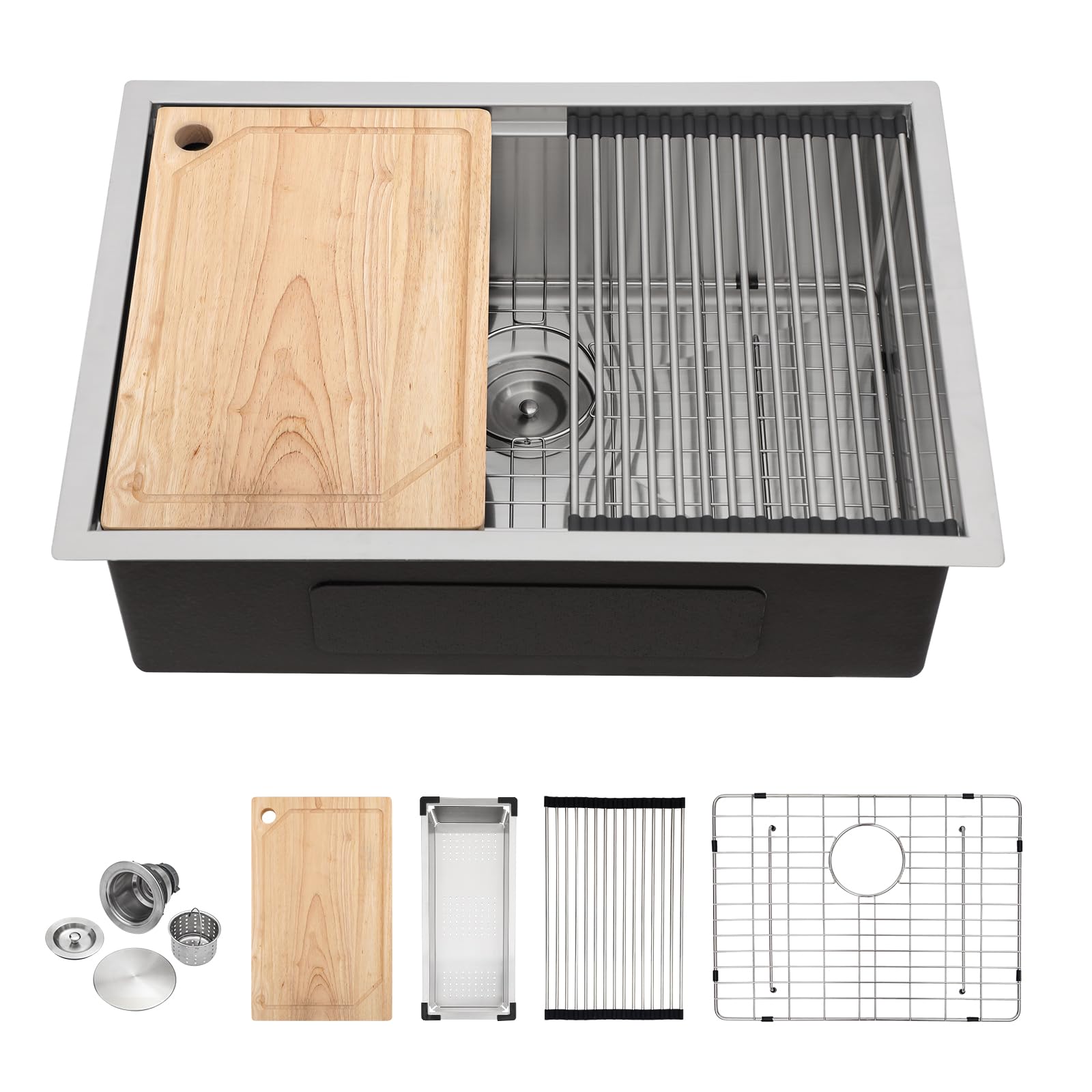 Snapklik.com : Talllor 27 Kitchen Sink Undermount 27"x19" Stainless ...