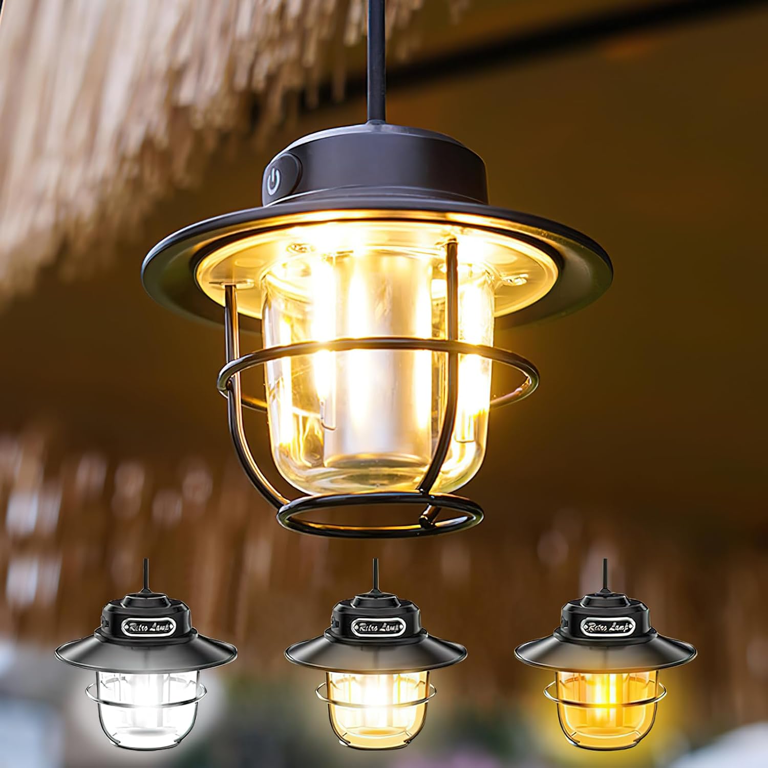 Amazon.com: FZH Led Camping Lantern Rechargeable Ultra Bright Camping ...